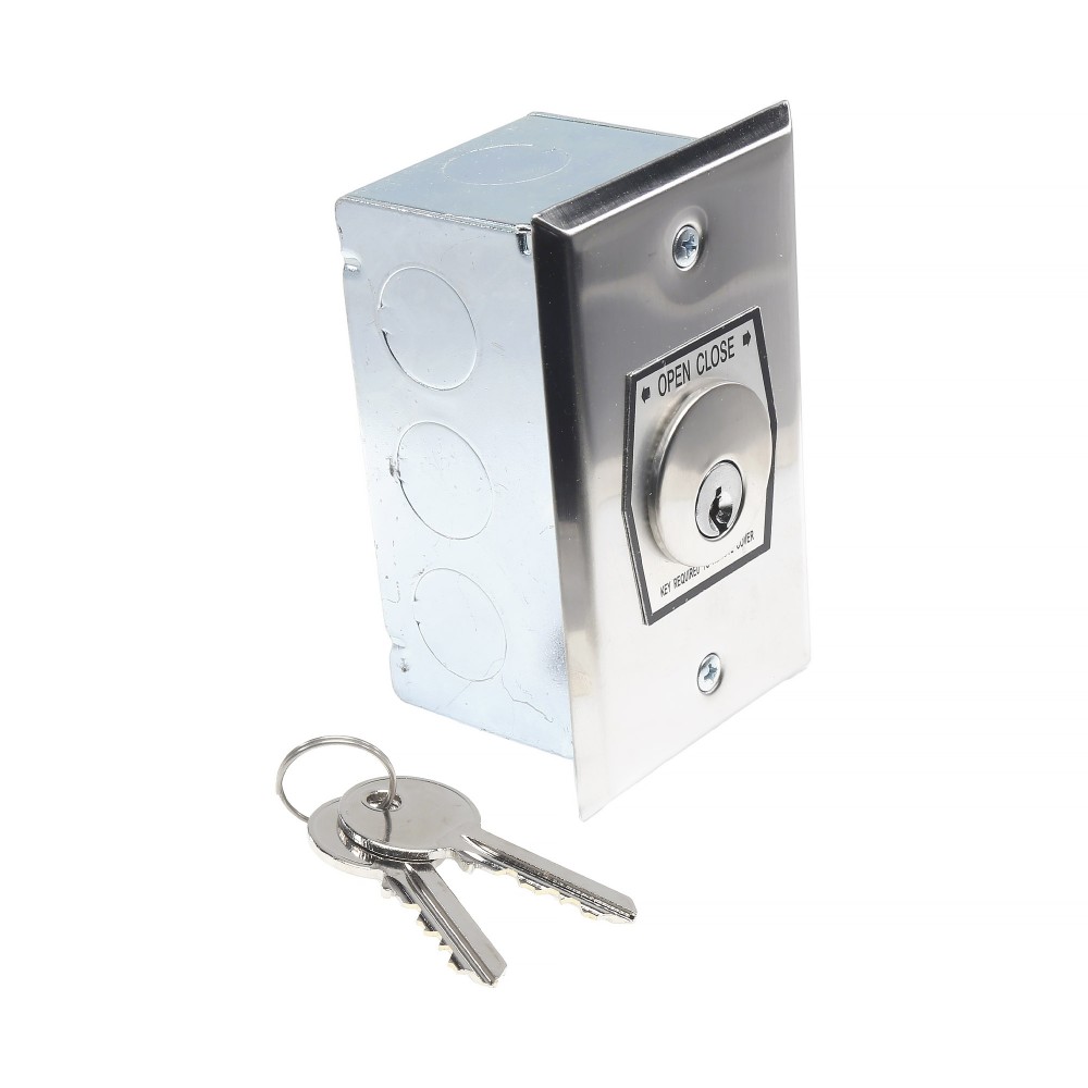 Exterior Flush Mount Keyswitch (Single Gang) - MMTC HBFX - Gate Opener ...