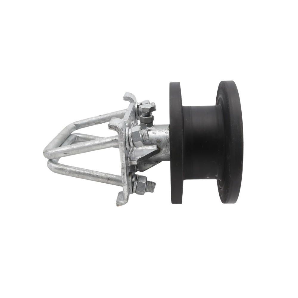 4" Square Post x 2" Square Gate Frame Nylon Cantilever Roller for ...