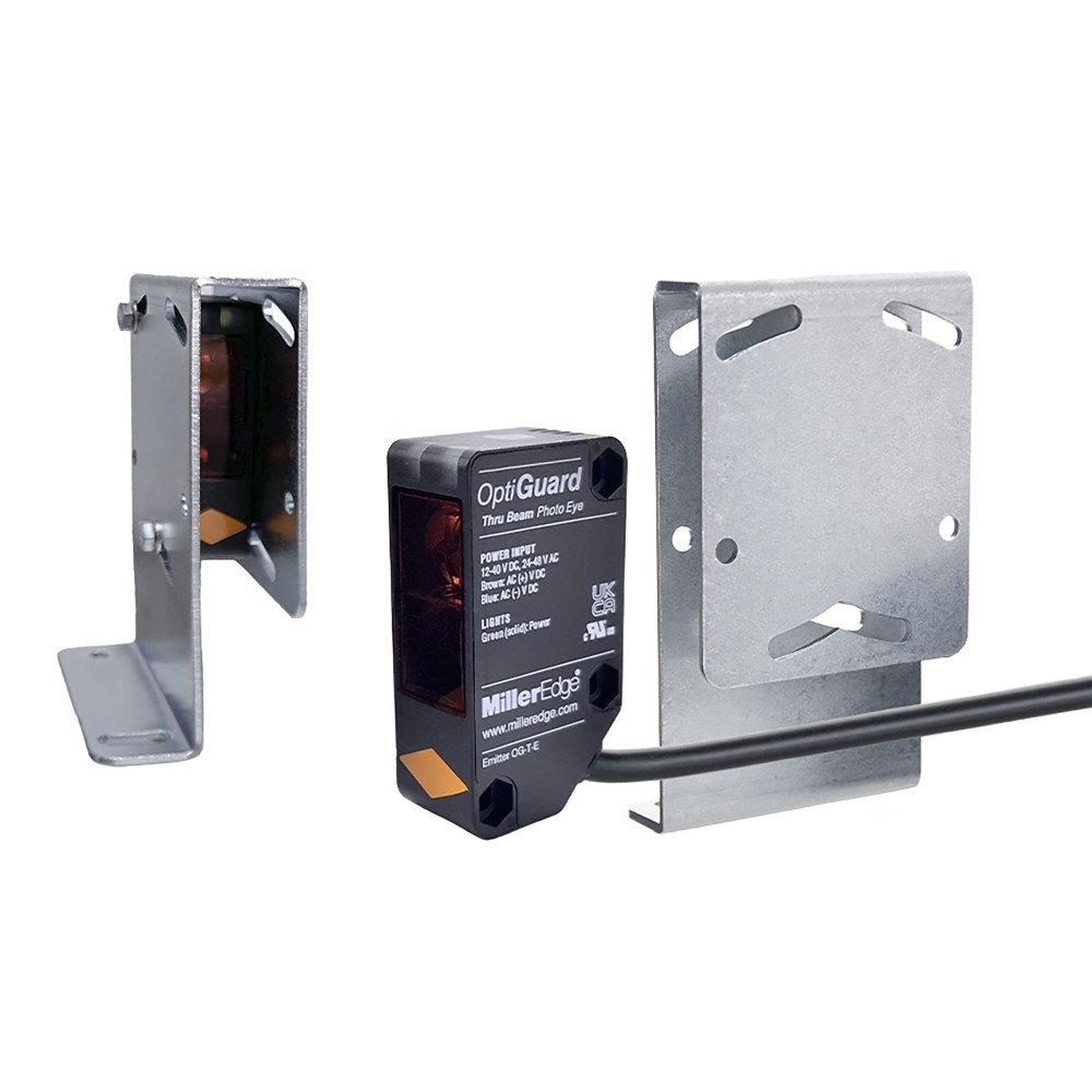 Miller Edge OptiGuard Monitored Thru-Beam Photo Eye With Mounting ...
