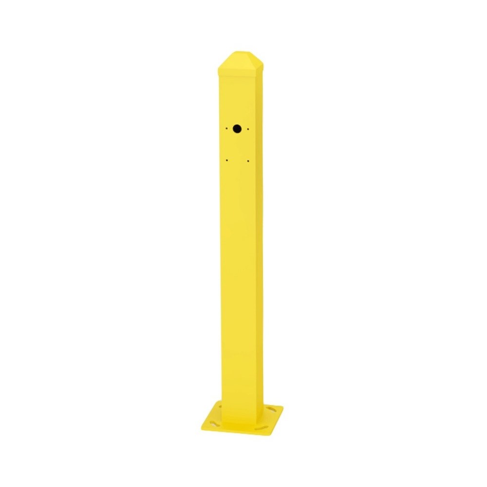 OPTEX 23" Mini Post for Curb Mounting OVS Series (Yellow) - OVS-MPYCURB - Gate Opener Safety