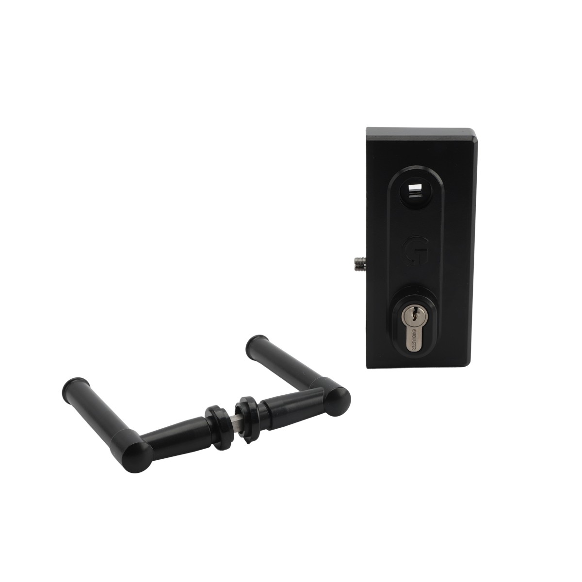 GateMaster Standard Superlock for 10-30mm Gates, Black Plain Handle ...