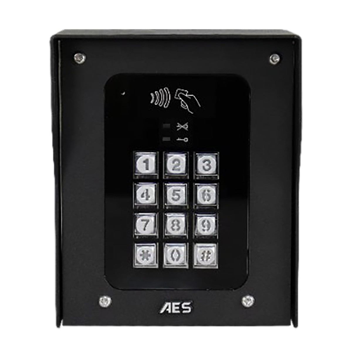 AES KeyCell Series Auxiliary Keypad & Proximity Reader Panel (Pedestal ...