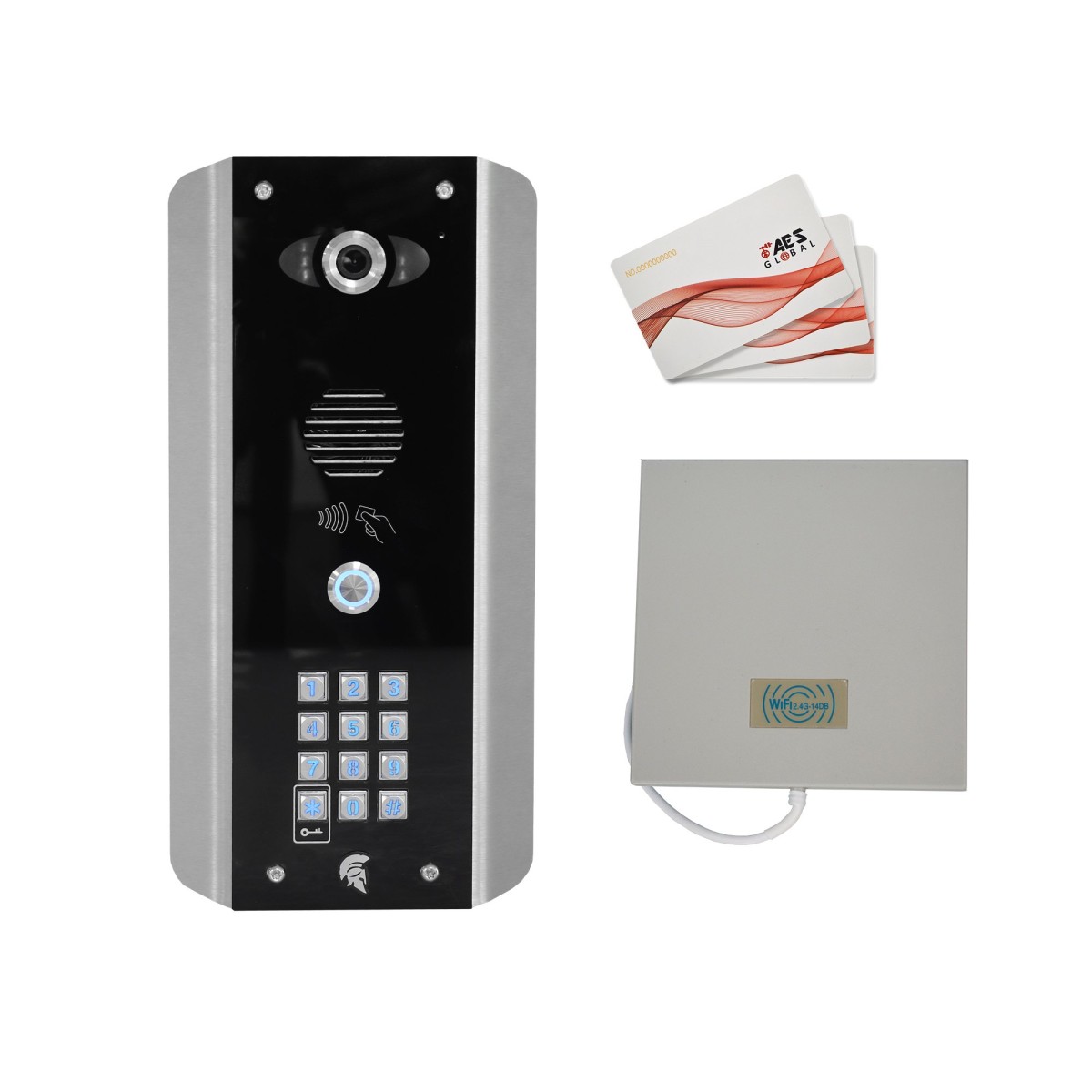 AES Praetorian IP Video Intercom Architecural w/ Keypad & Prox (US ...