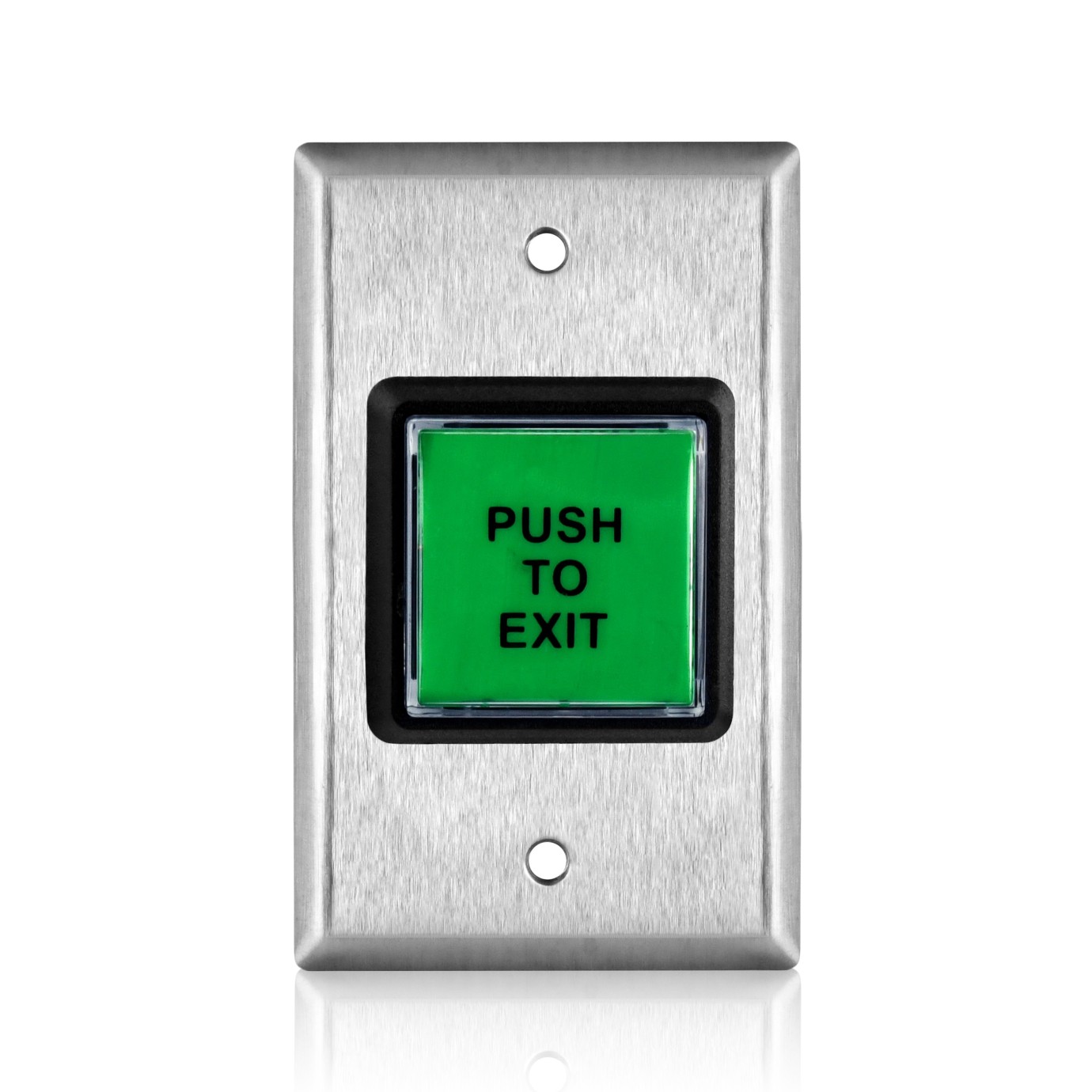 BEA Single-Gang Illuminated "Push to Exit" Button (Text Only ...
