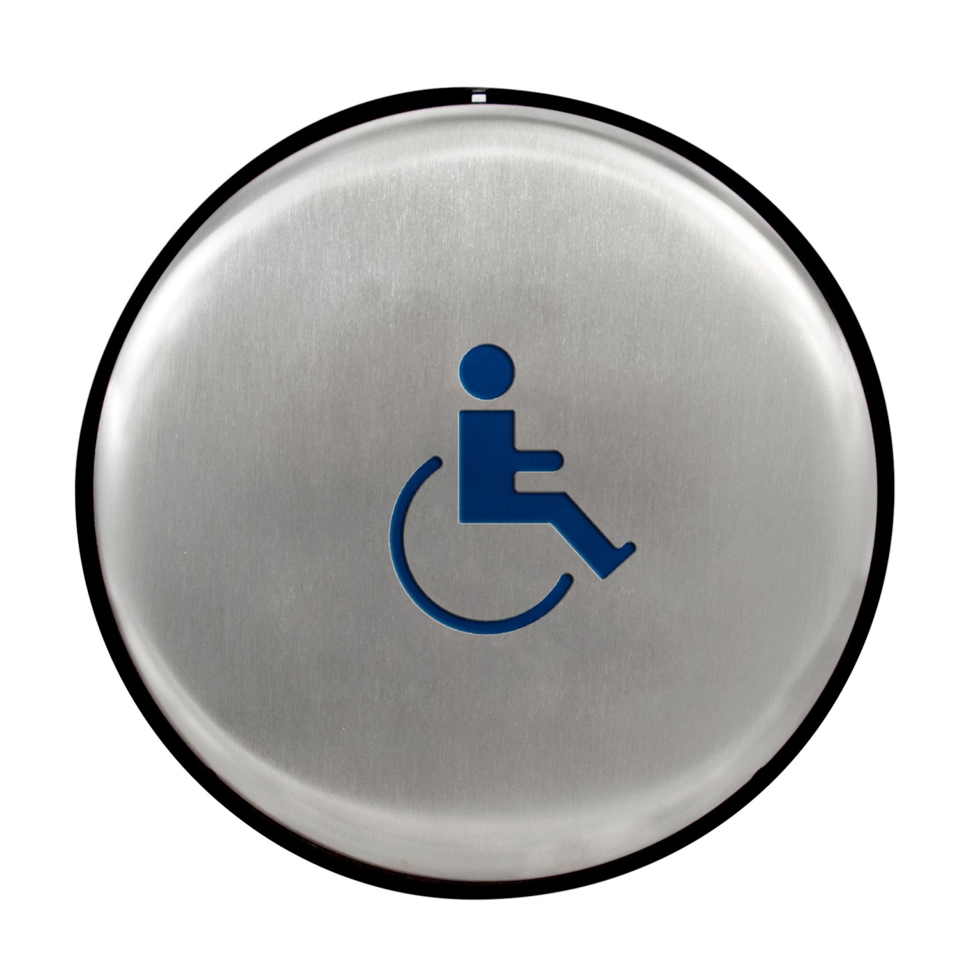 BEA 6" Round Push to Open Panther Plate (Accessibility Logo Only, 900 ...