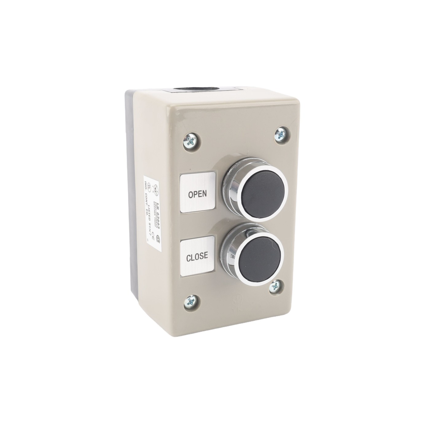 NEMA 4 Exterior Two Button Control Station Surface Mount - MMTC 2BXT ...