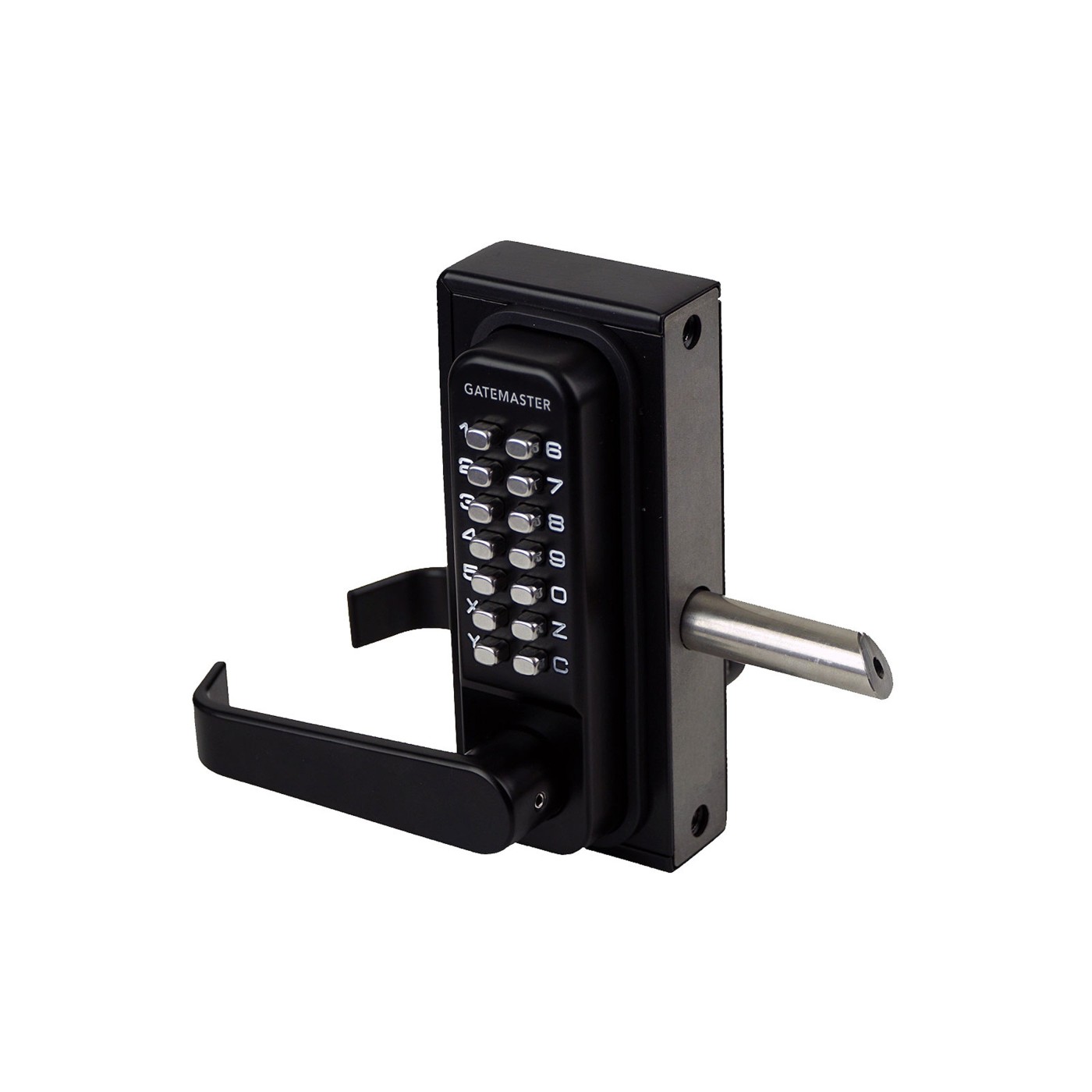 AES Gatemaster Superlock Digital Single Sided Lever Handle for 40-60mm ...