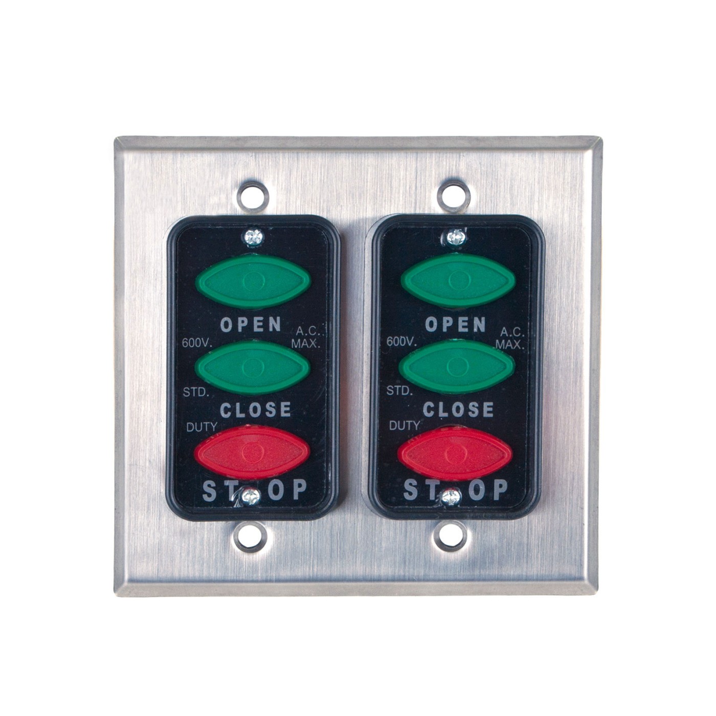 Two Gang, Three Button Control Station (Open / Close / Stop) - MMTC LCE ...
