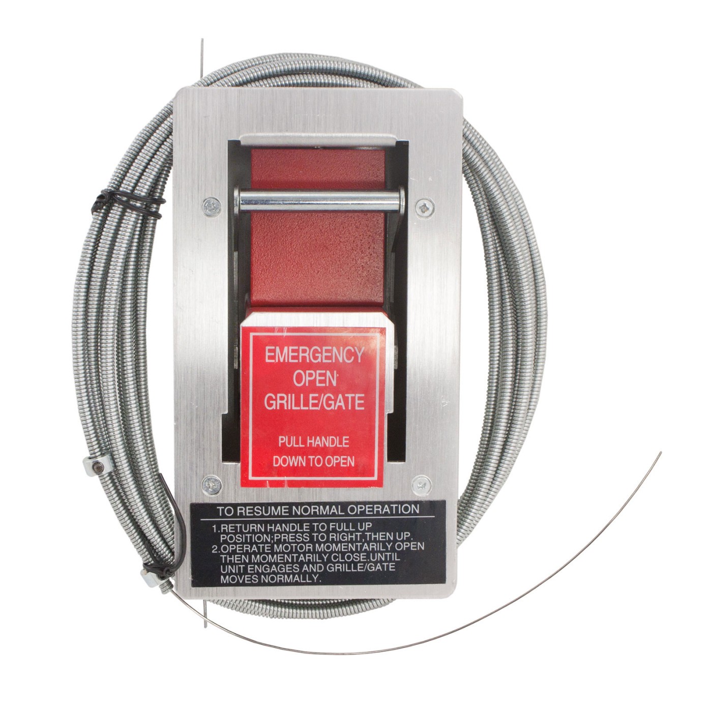 Interior Panic Release Egress Flush Mount - MMTC PRH-100 - Gate Opener ...