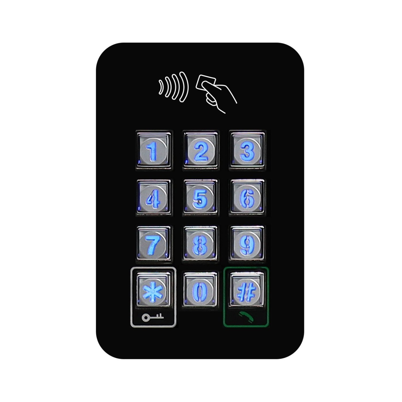 AES Illuminated Keypad and Proximity Card Reader Module - MOD-MULTI-PX ...