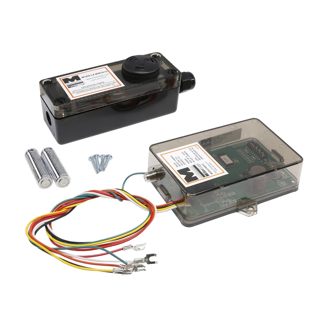 Miller Edge MWRTA12 RF Transmitter with Alarm and Receiver - Gate ...