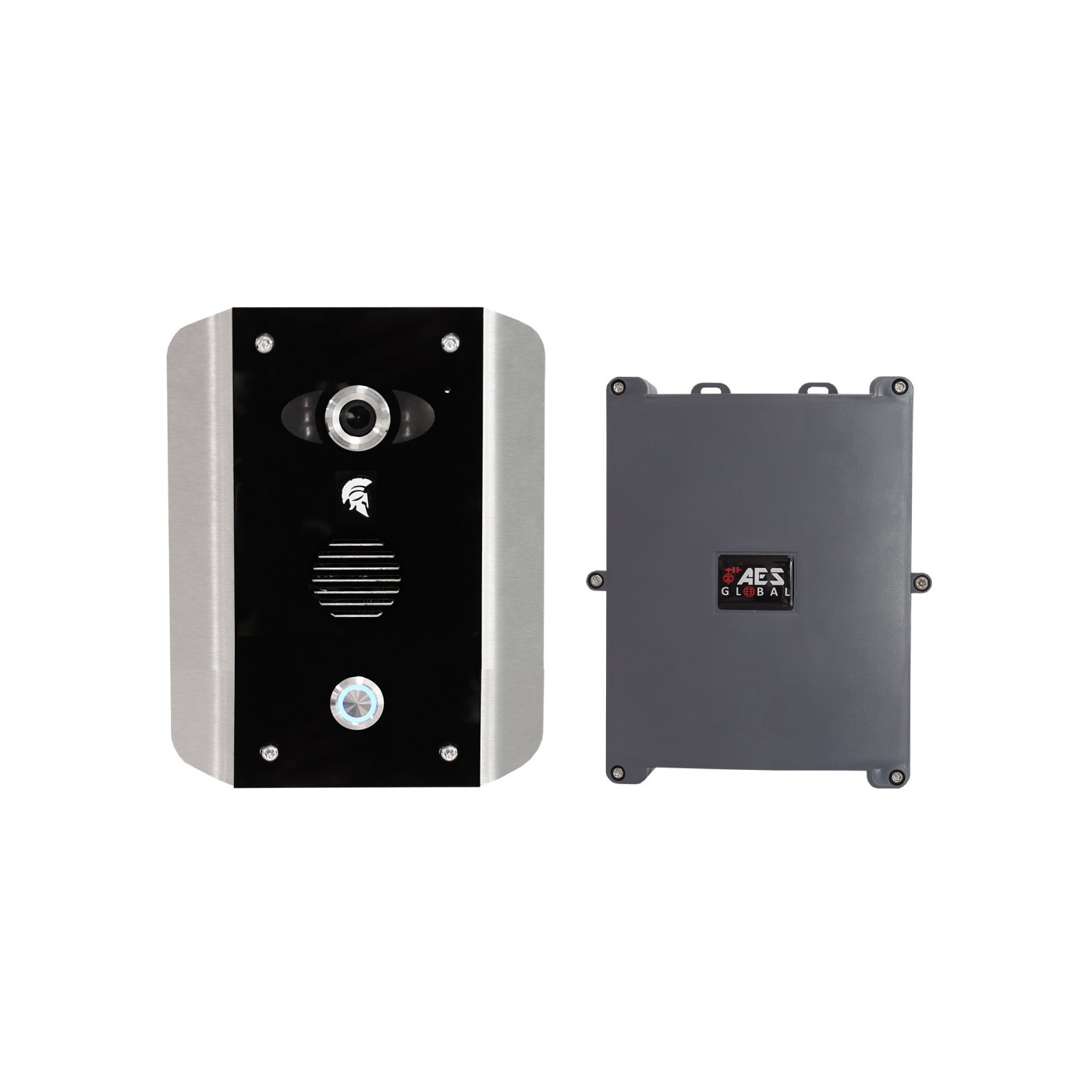 AES Praetorian Architectural 1 Button 4G Flush Mount Video Intercom ...