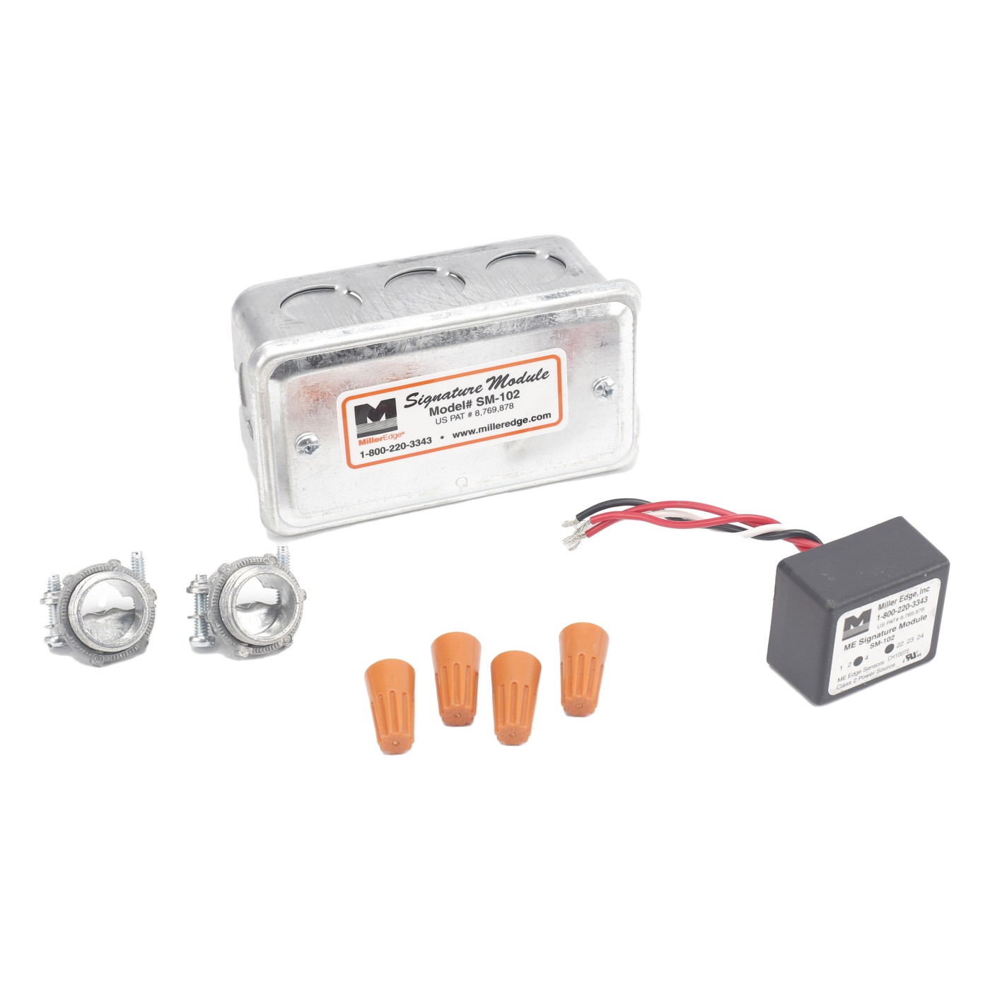 Miller Edge SM-102 Signature Module for T2 Monitored Plugs w/ JB-03 ...