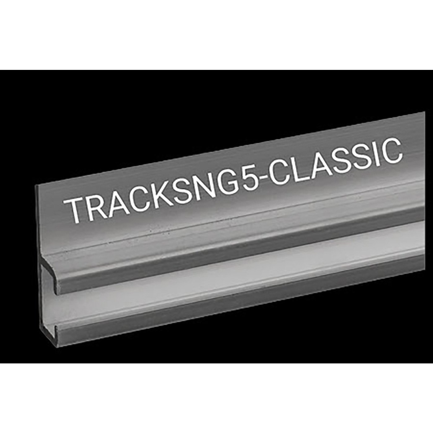 5ft Single Flat Flange LED Retainer Track - Gate Opener Safety