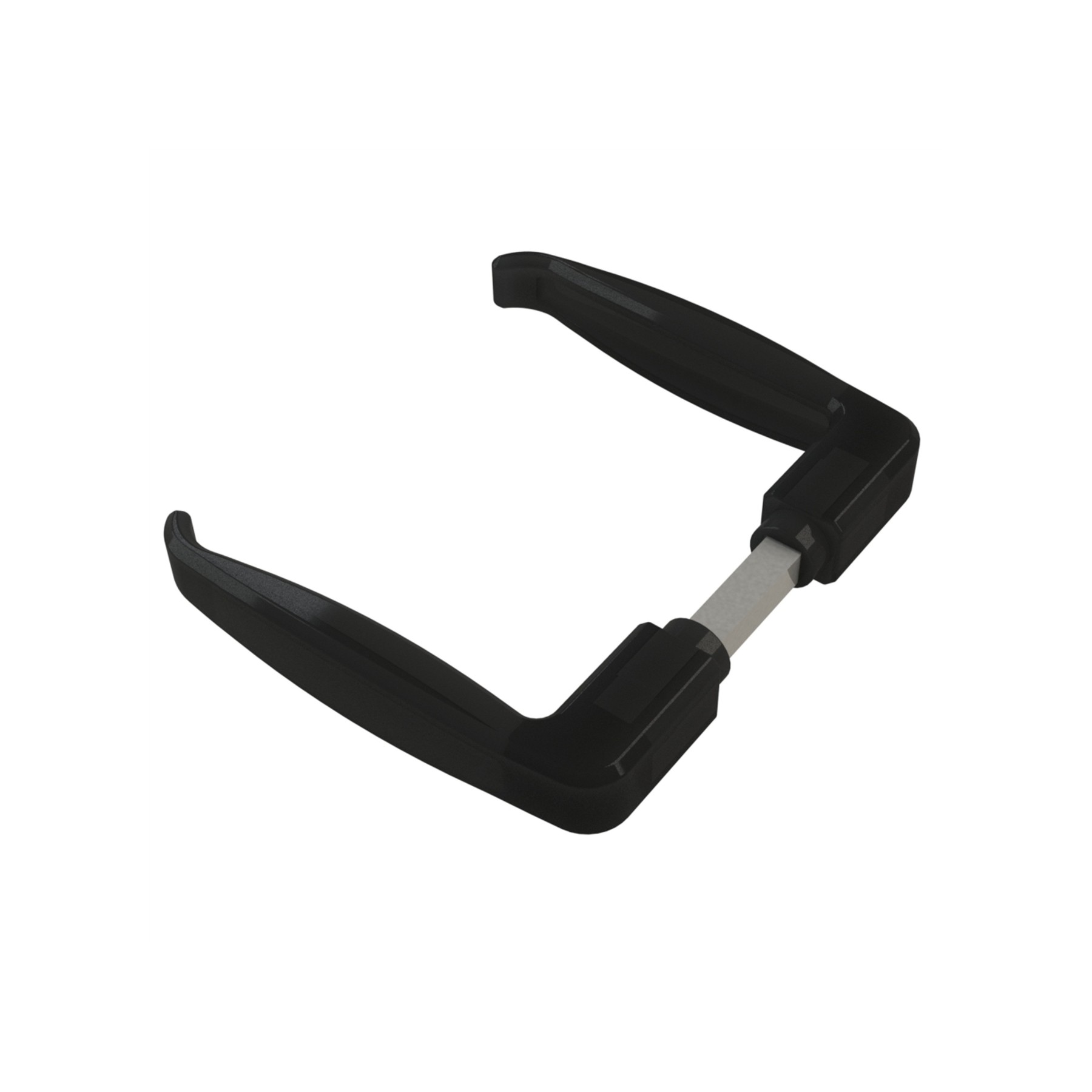 AES Gatemaster Black Lever Handle - AH - Gate Opener Safety