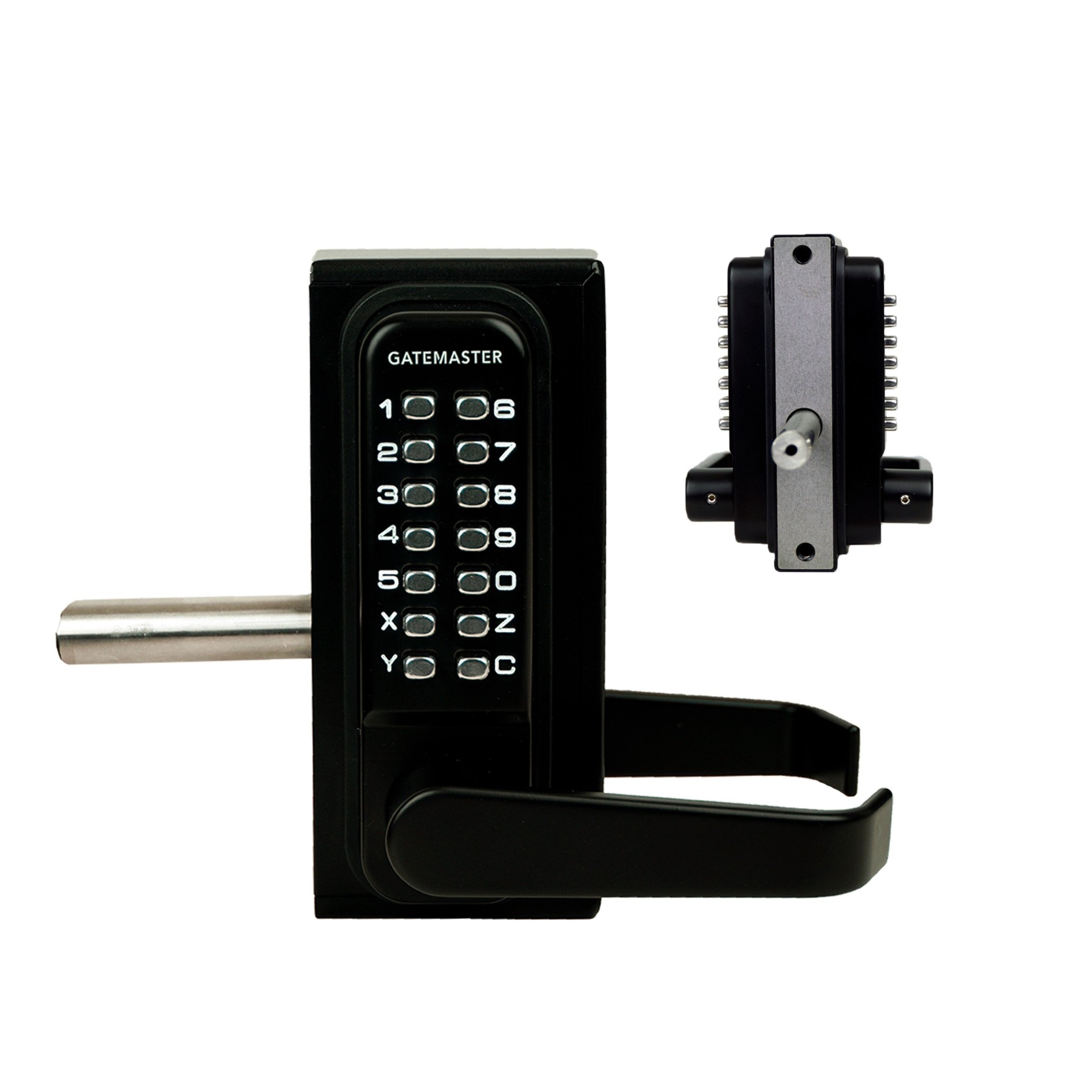 AES Gatemaster Superlock Digital Double Sided Lever Handle for 10-30mm ...