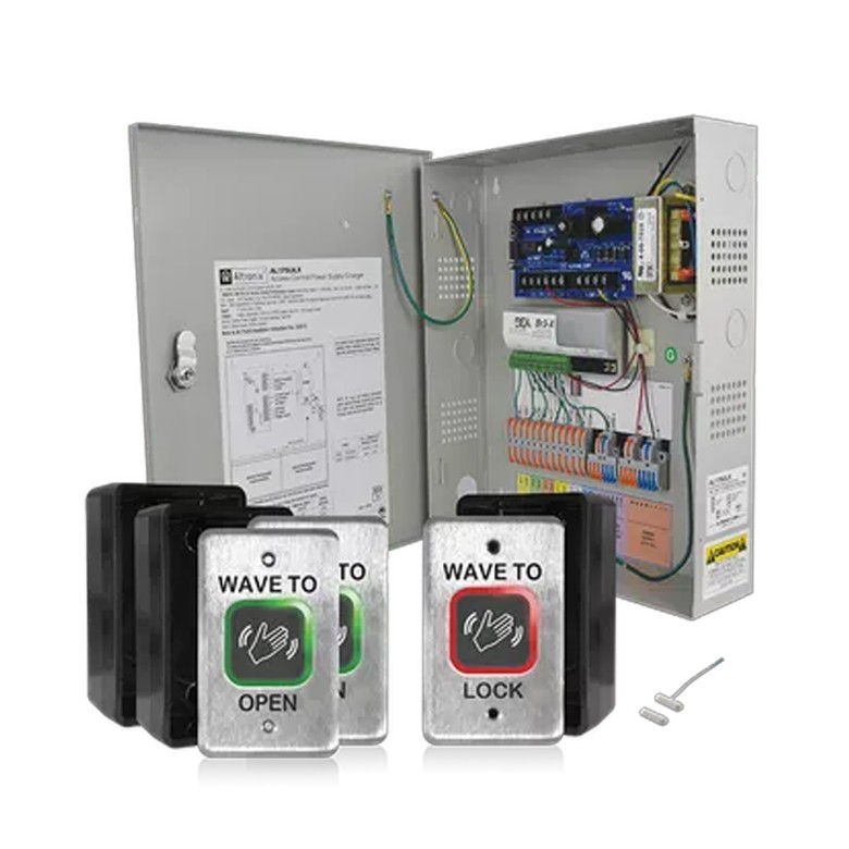BEA Magic "Wave to Open" Single Gang Touchless Restroom Kit with Power ...