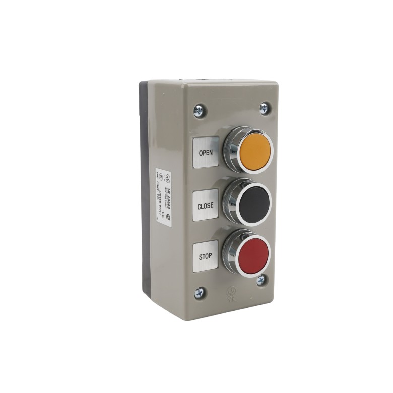 NEMA 4 Exterior Three Button Control Station Surface Mount (Open ...