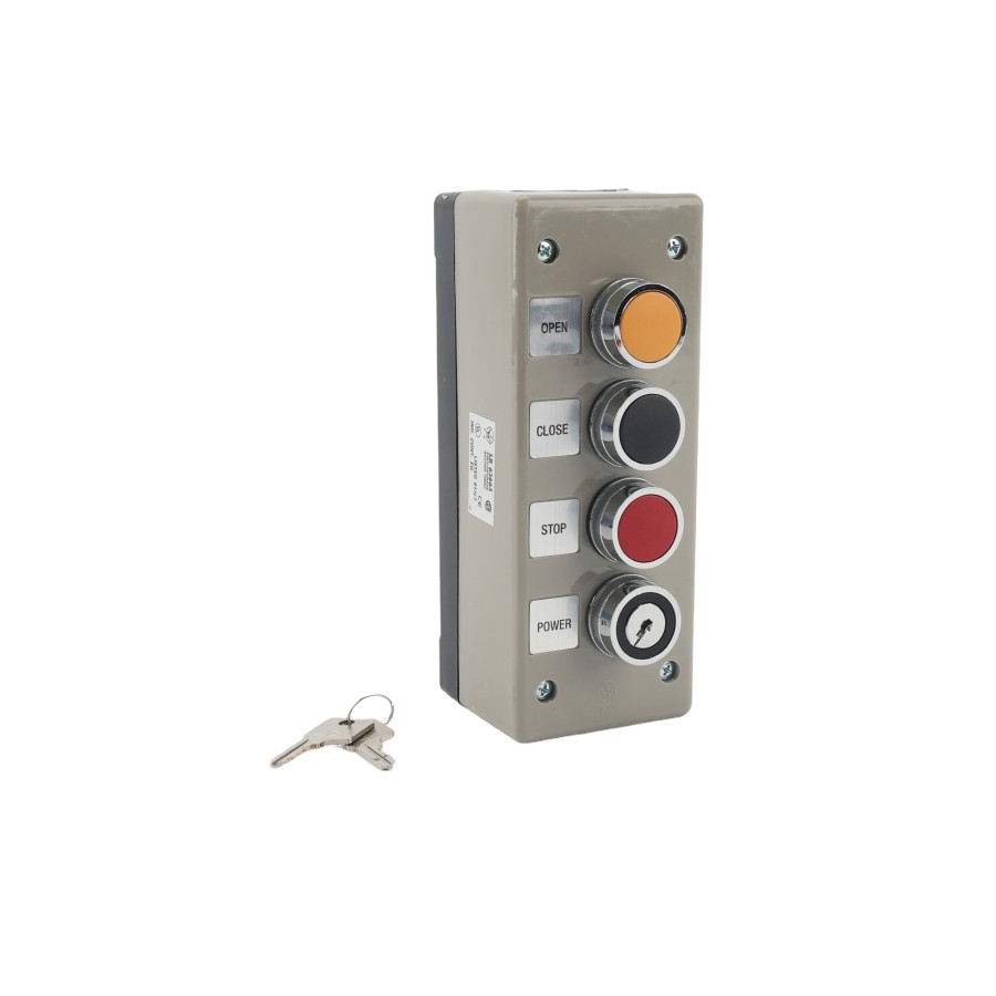NEMA 4 Three Button Exterior Control Station Surface Mount (Open ...