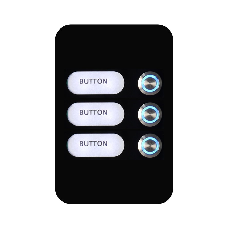 AES 3 Button Module - MOD-3B - Gate Opener Safety