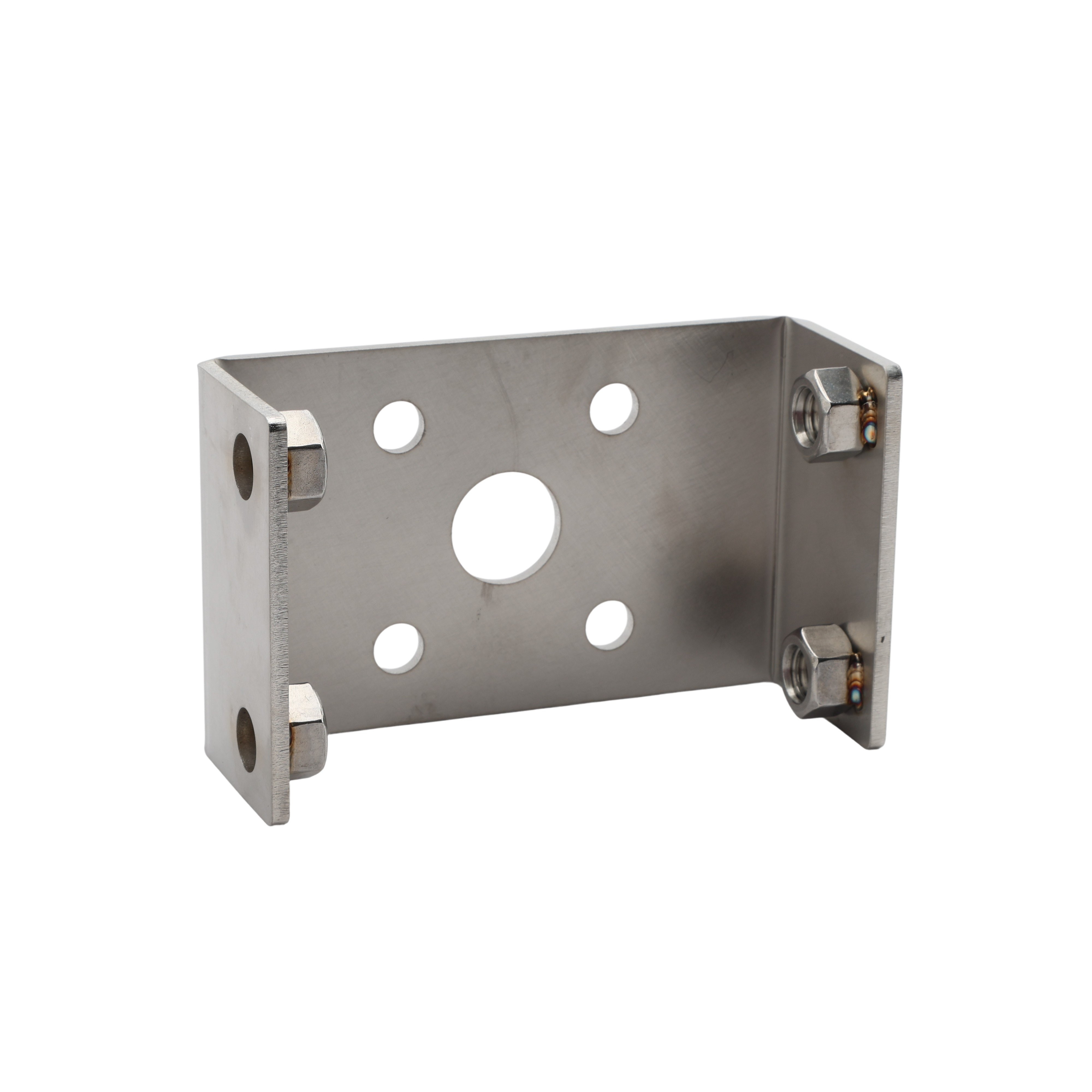 BEA 4ft Bollard for 6" Round or 4.75" Square Push Plates (Silver ...