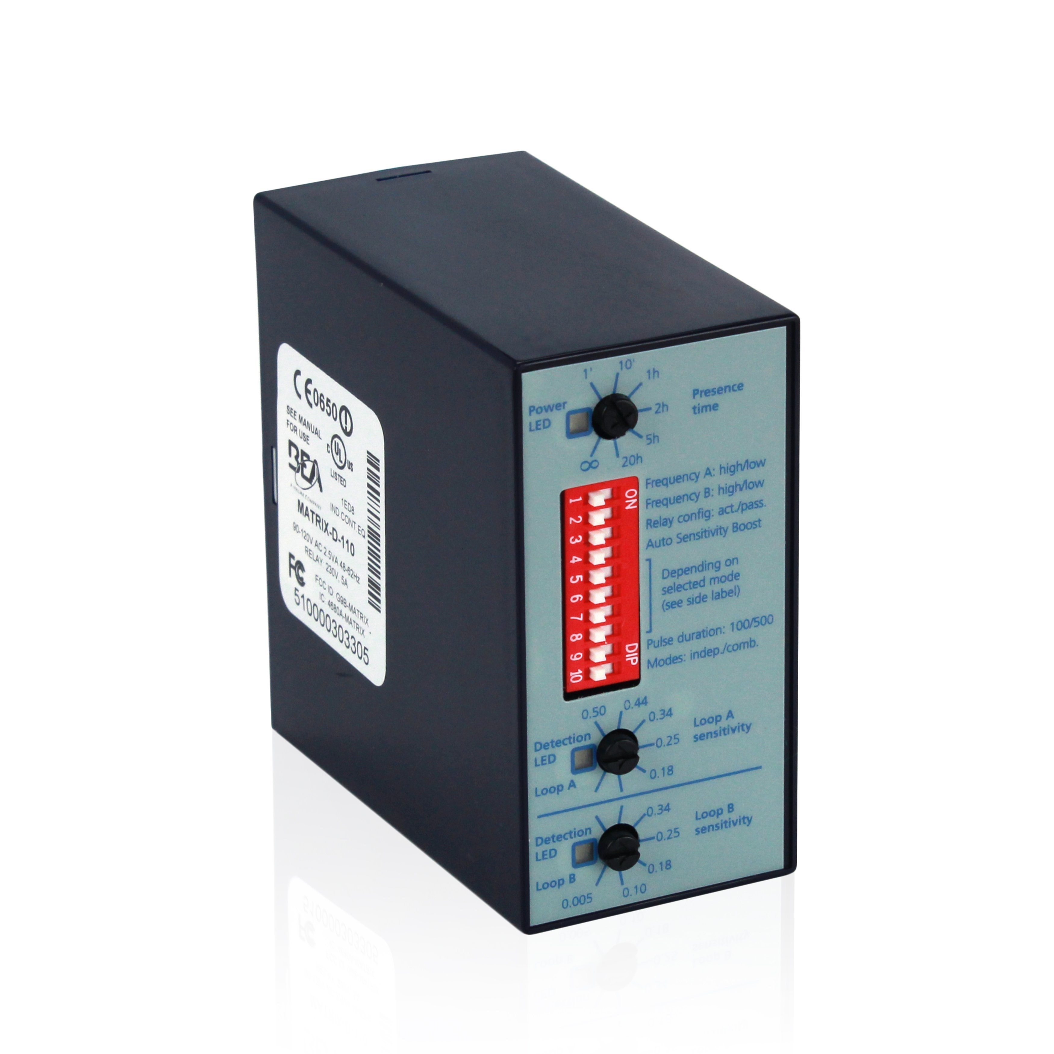 BEA 12-24V Dual-Loop Matrix Detector - 10MATRIXD1224 - Gate Opener Safety