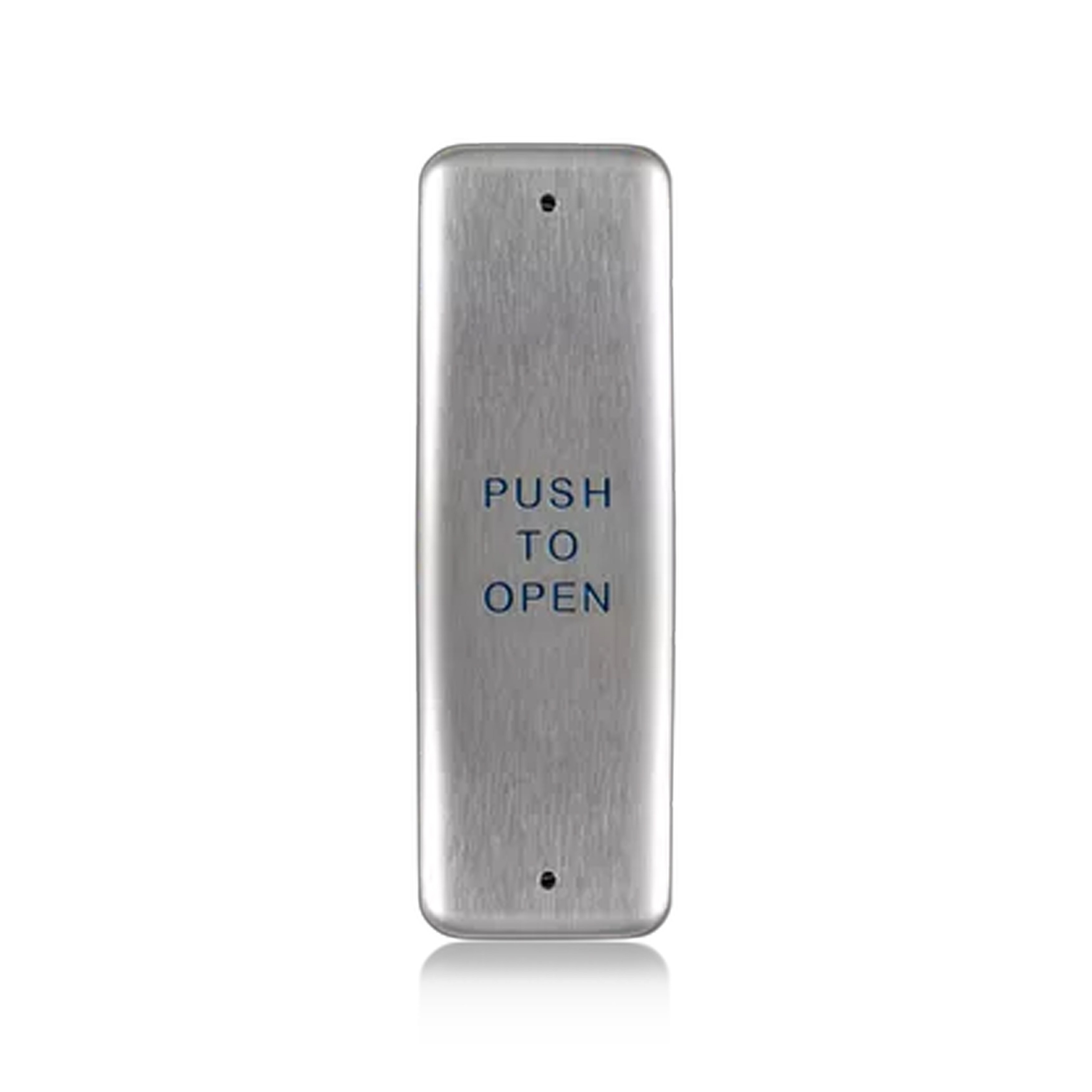 BEA Jamb Stainless Steel "Push to Open" Push Plate (Text Only) - 10PBJ ...