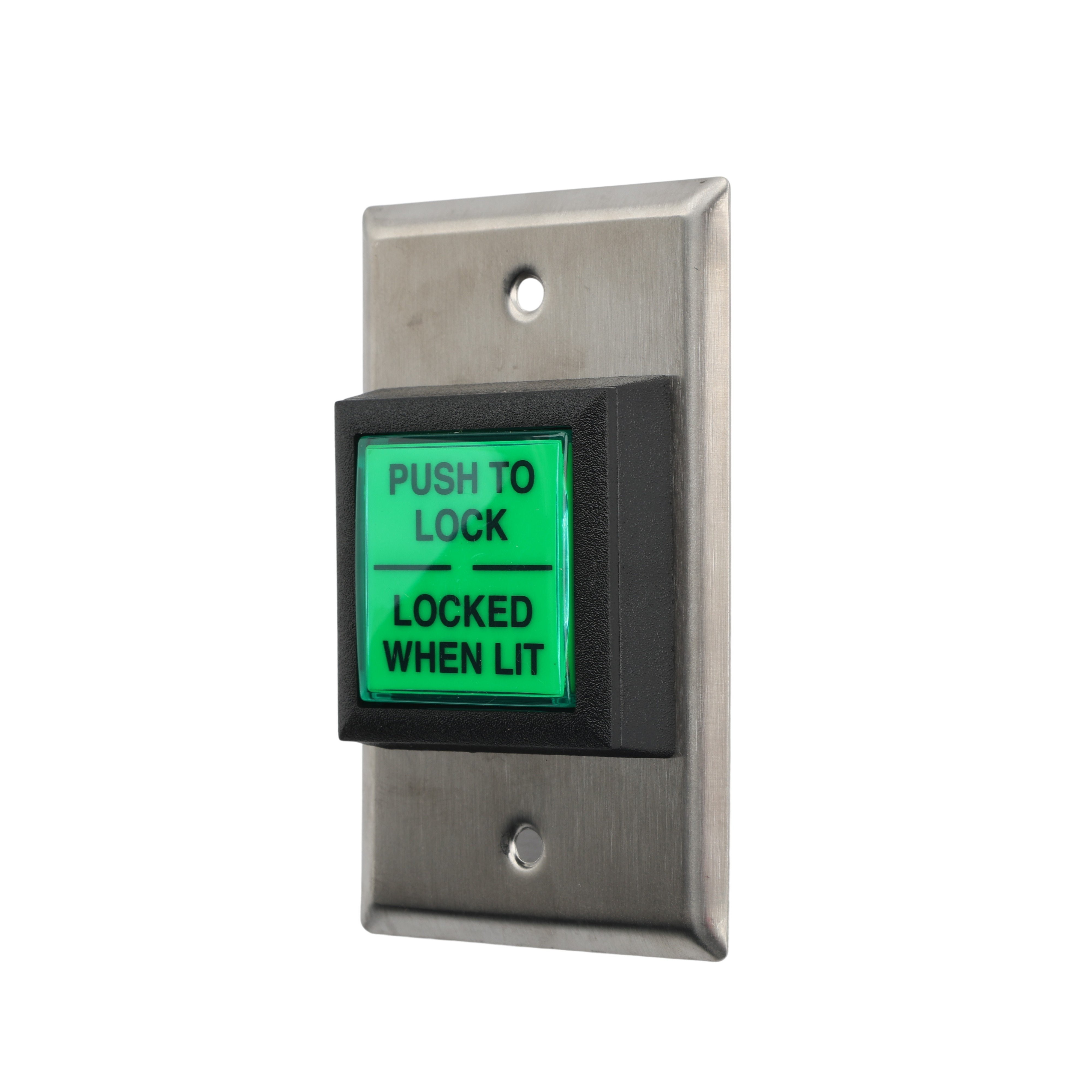 BEA Single Gang LED Illuminated "Push to Lock" Actuator "Locked When ...