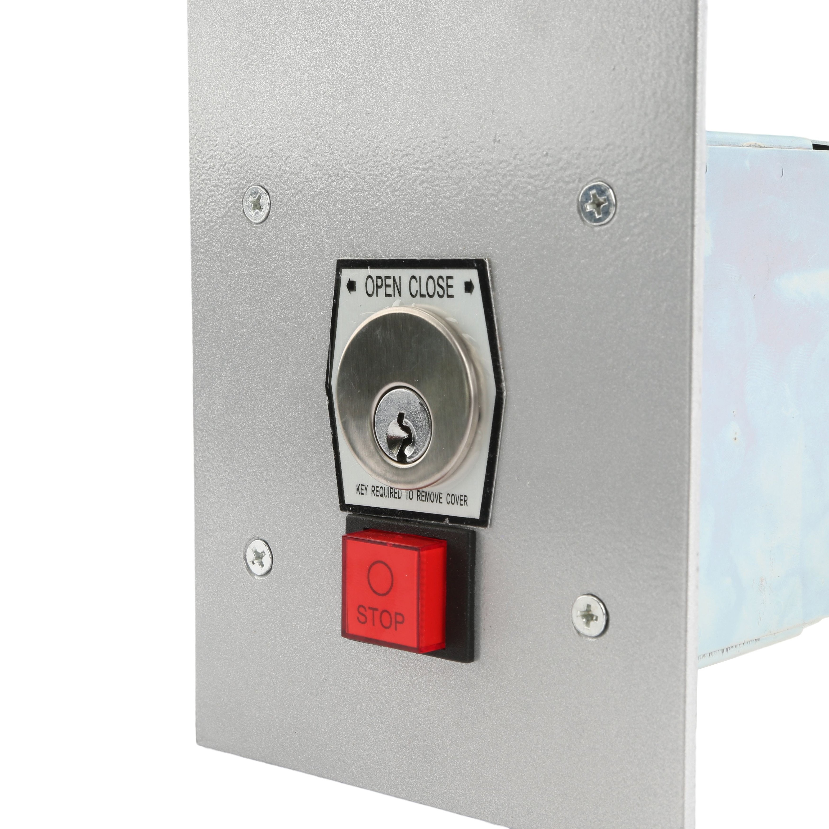 Flush Mount Keyswitch with Stop - MMTC 1KFS - Gate Opener Safety
