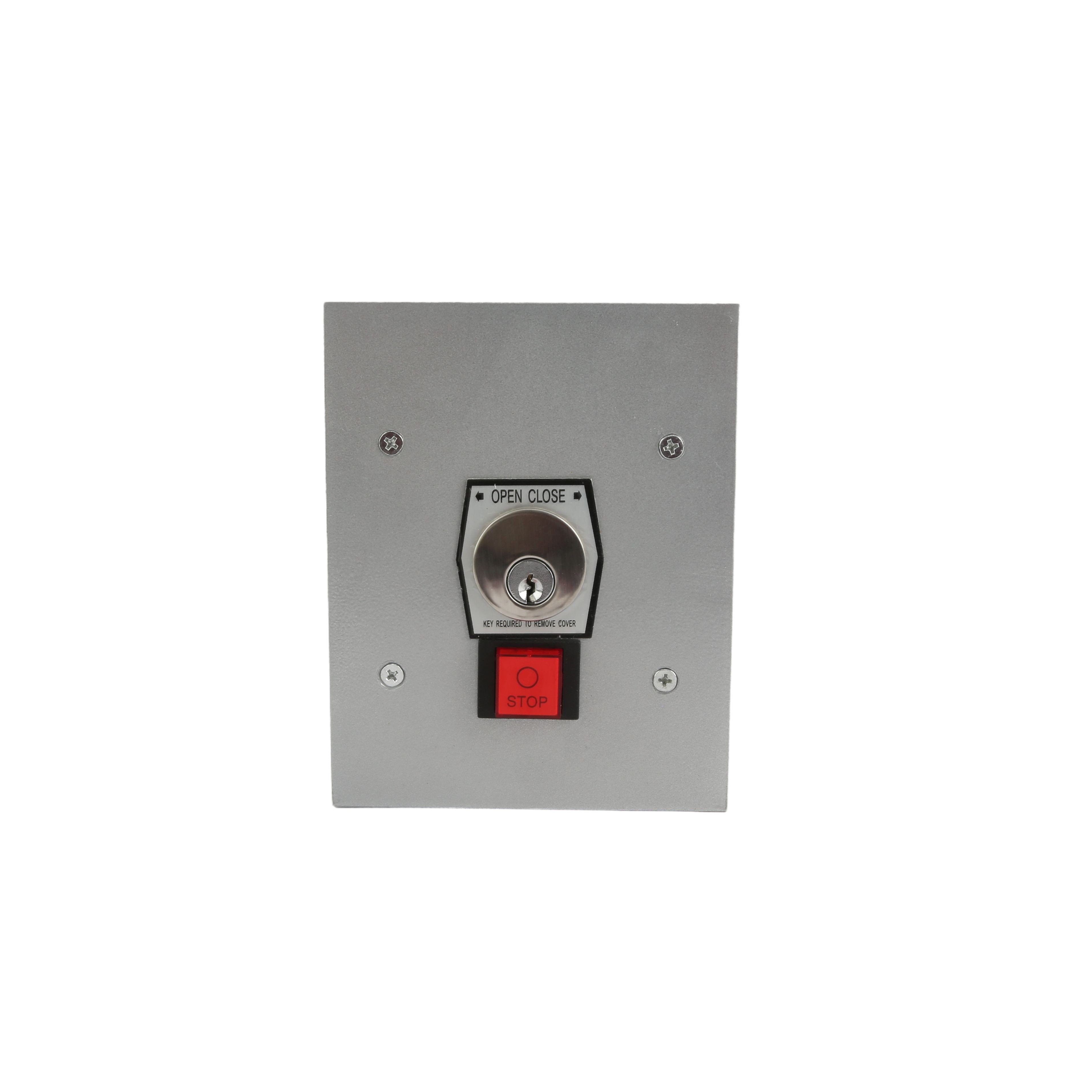 Flush Mount Keyswitch with Stop - MMTC 1KFS - Gate Opener Safety