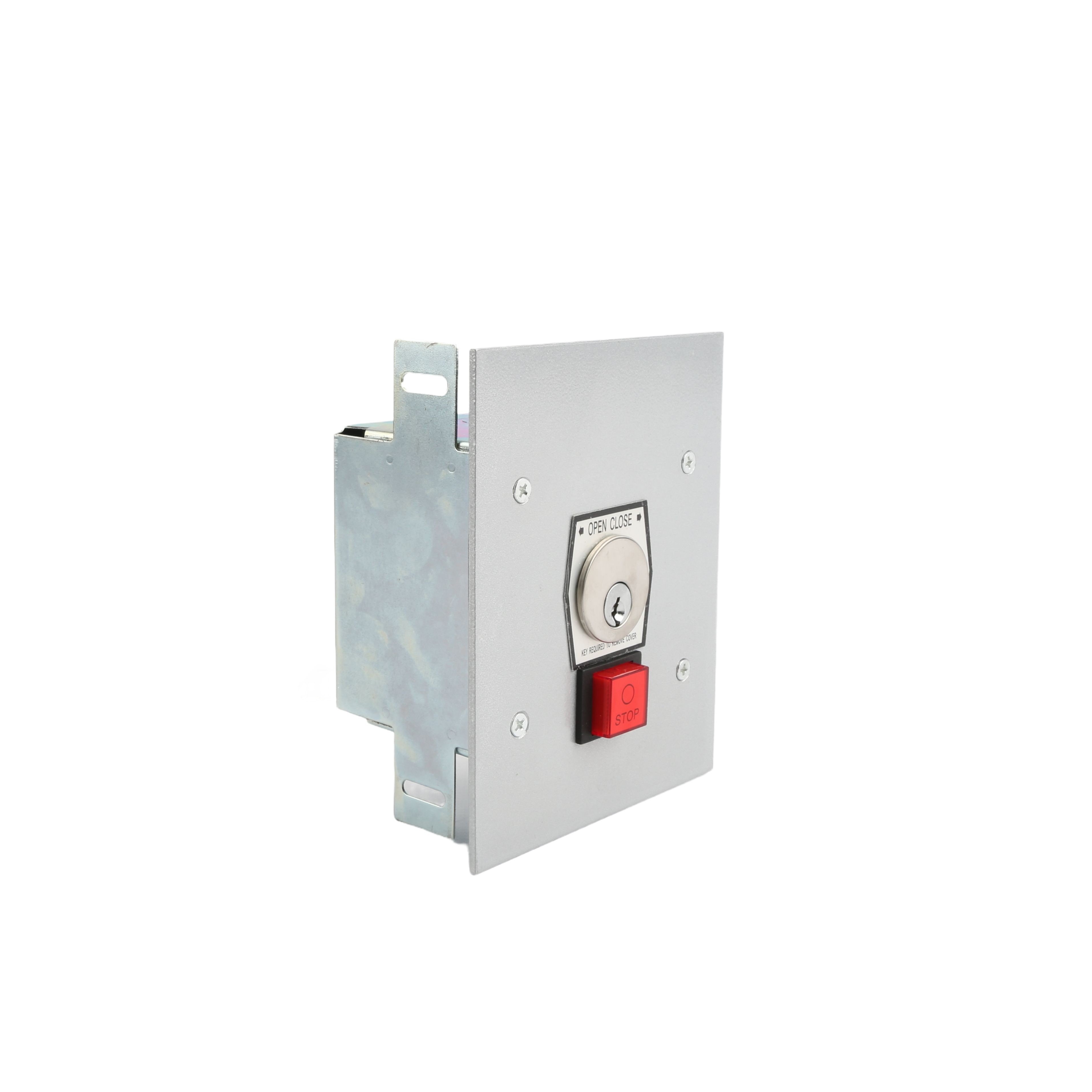 Flush Mount Keyswitch with Stop - MMTC 1KFS - Gate Opener Safety