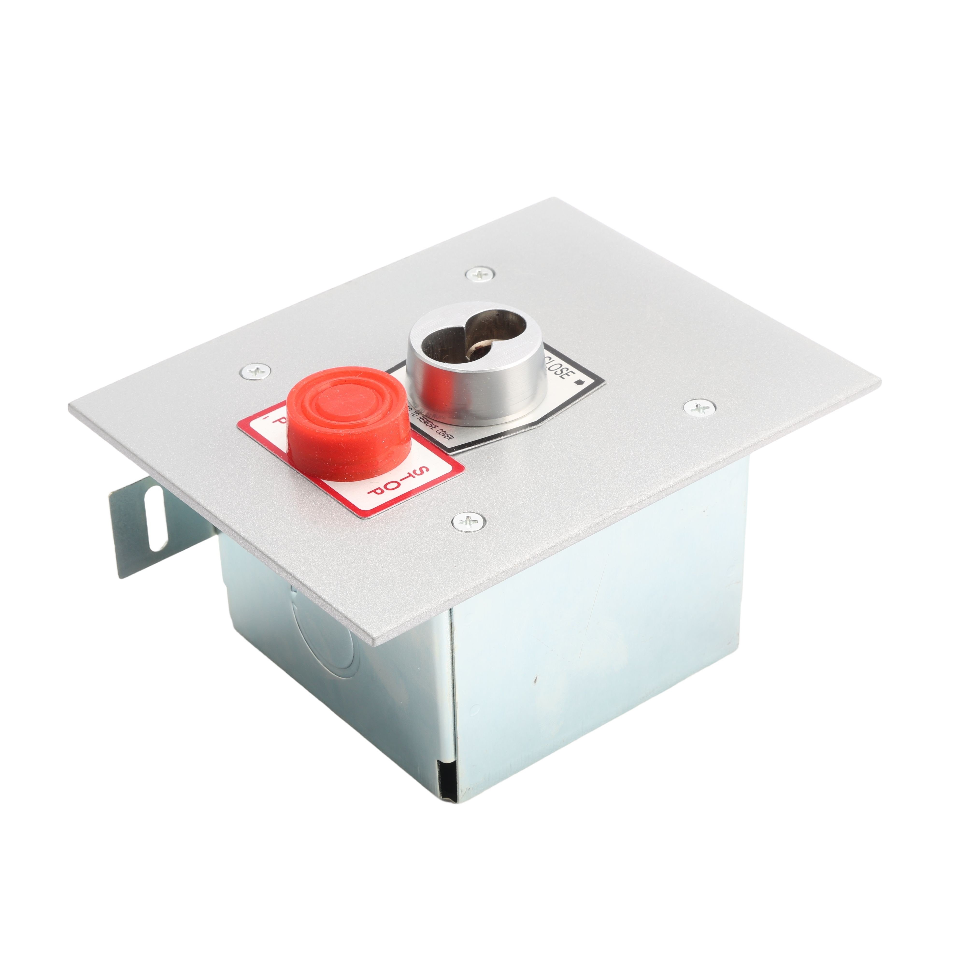 Exterior Flush Mount Keyswitch S-Type w/ Large Format Cylinder and Stop ...
