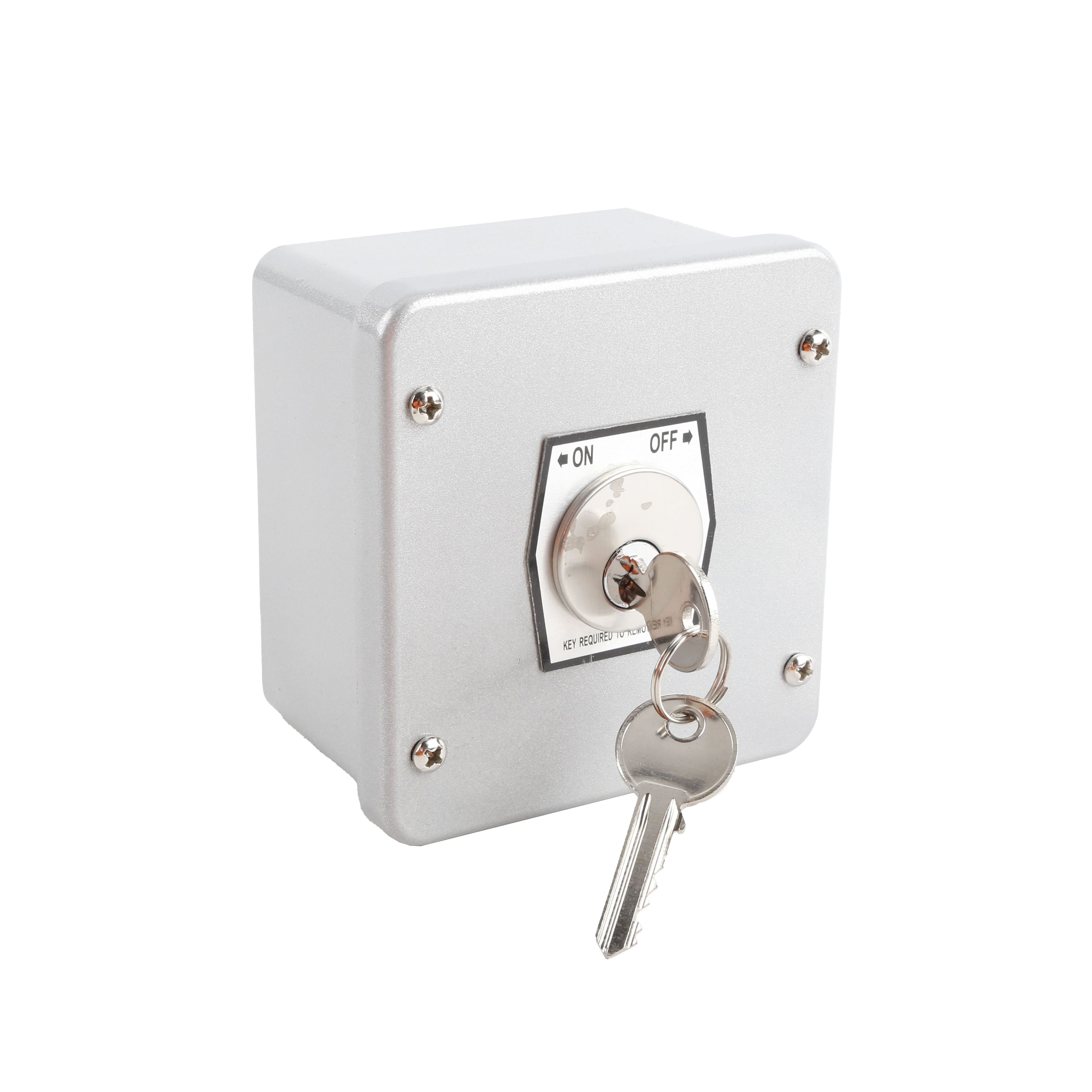 Exterior Surface Mount On / Off Keyswitch - MMTC 1KXL - Gate Opener Safety