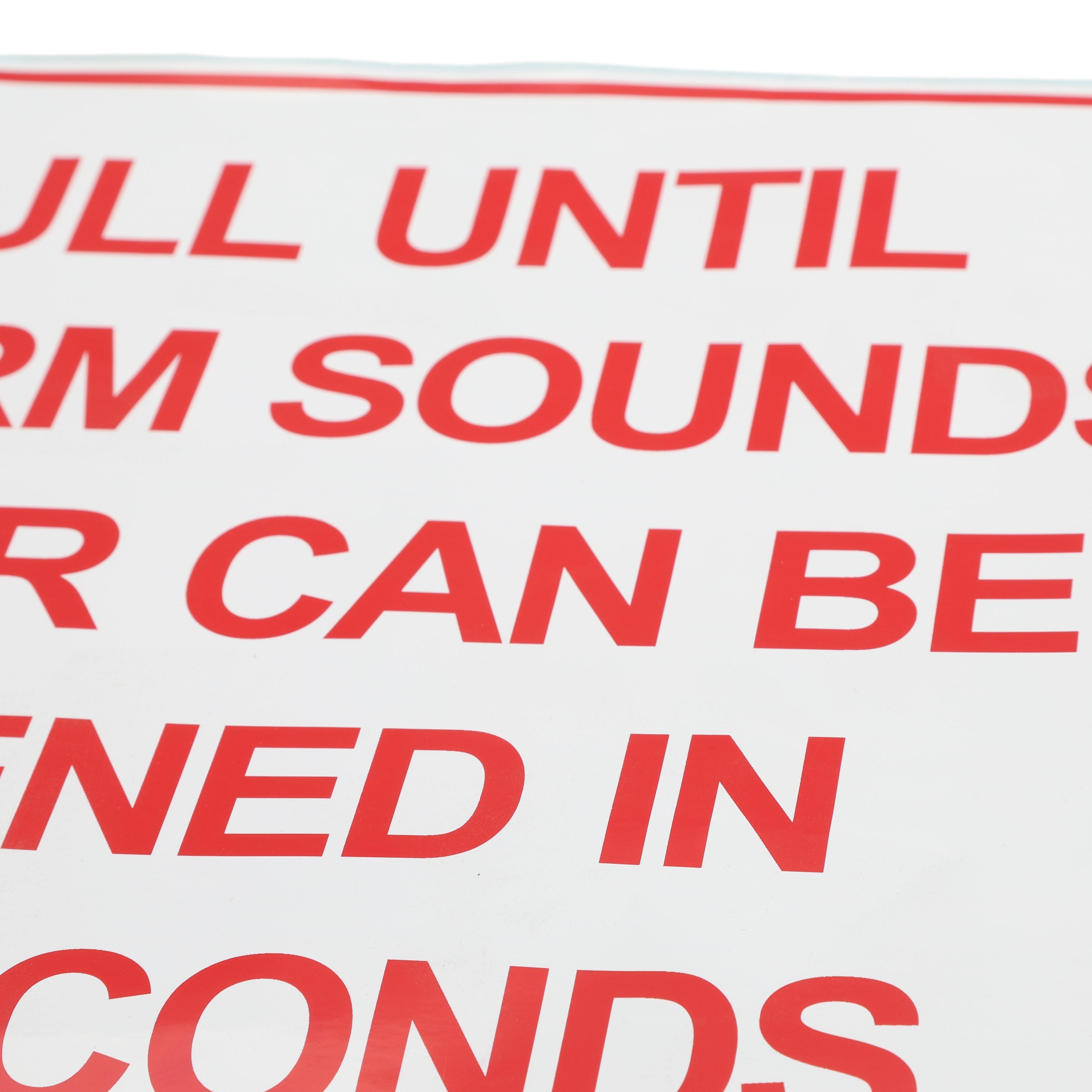 BEA Signage for Delayed Egress Doors - 50-0336 - Gate Opener Safety