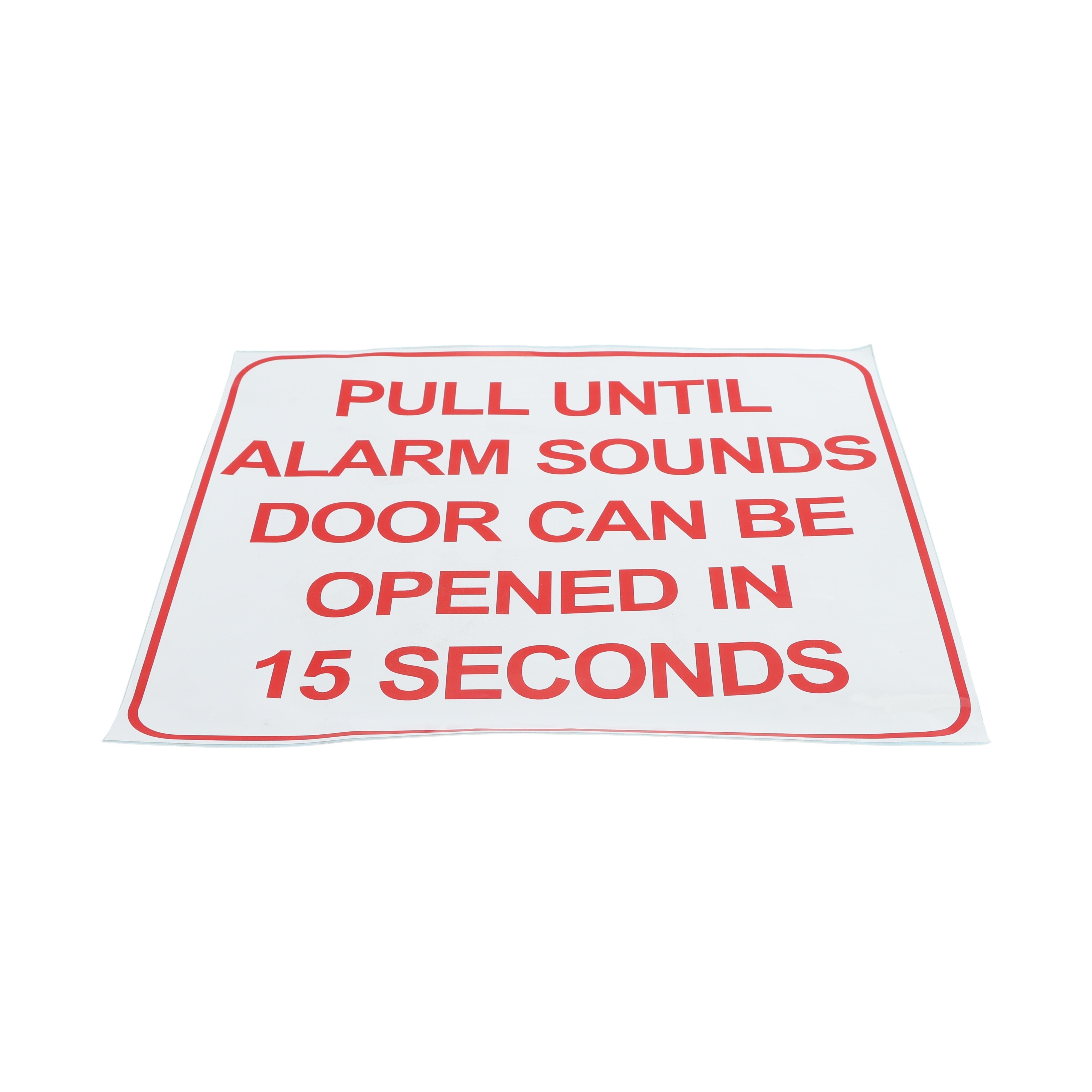 BEA Signage for Delayed Egress Doors - 50-0336 - Gate Opener Safety
