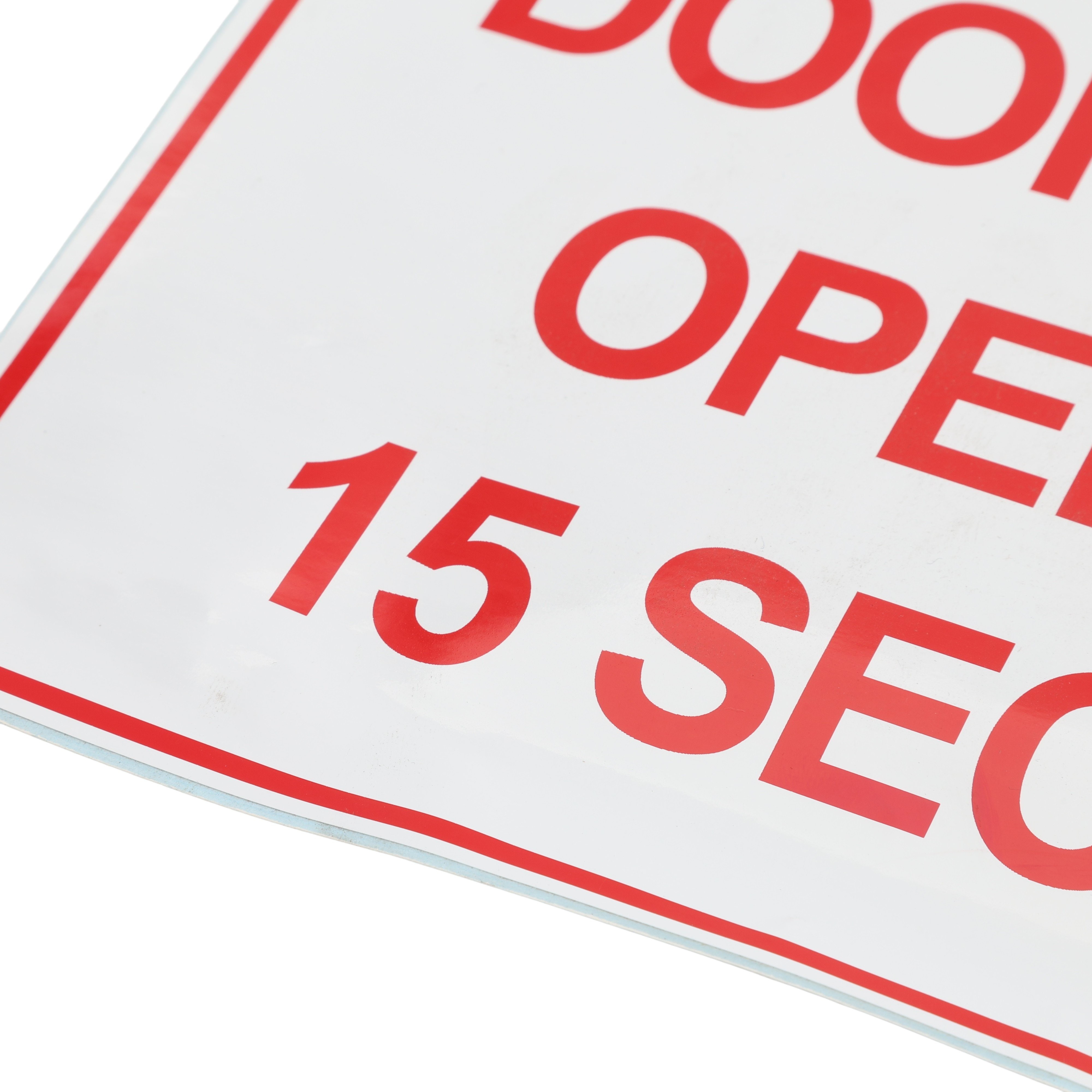 BEA Signage for Delayed Egress Doors - 50-0336 - Gate Opener Safety