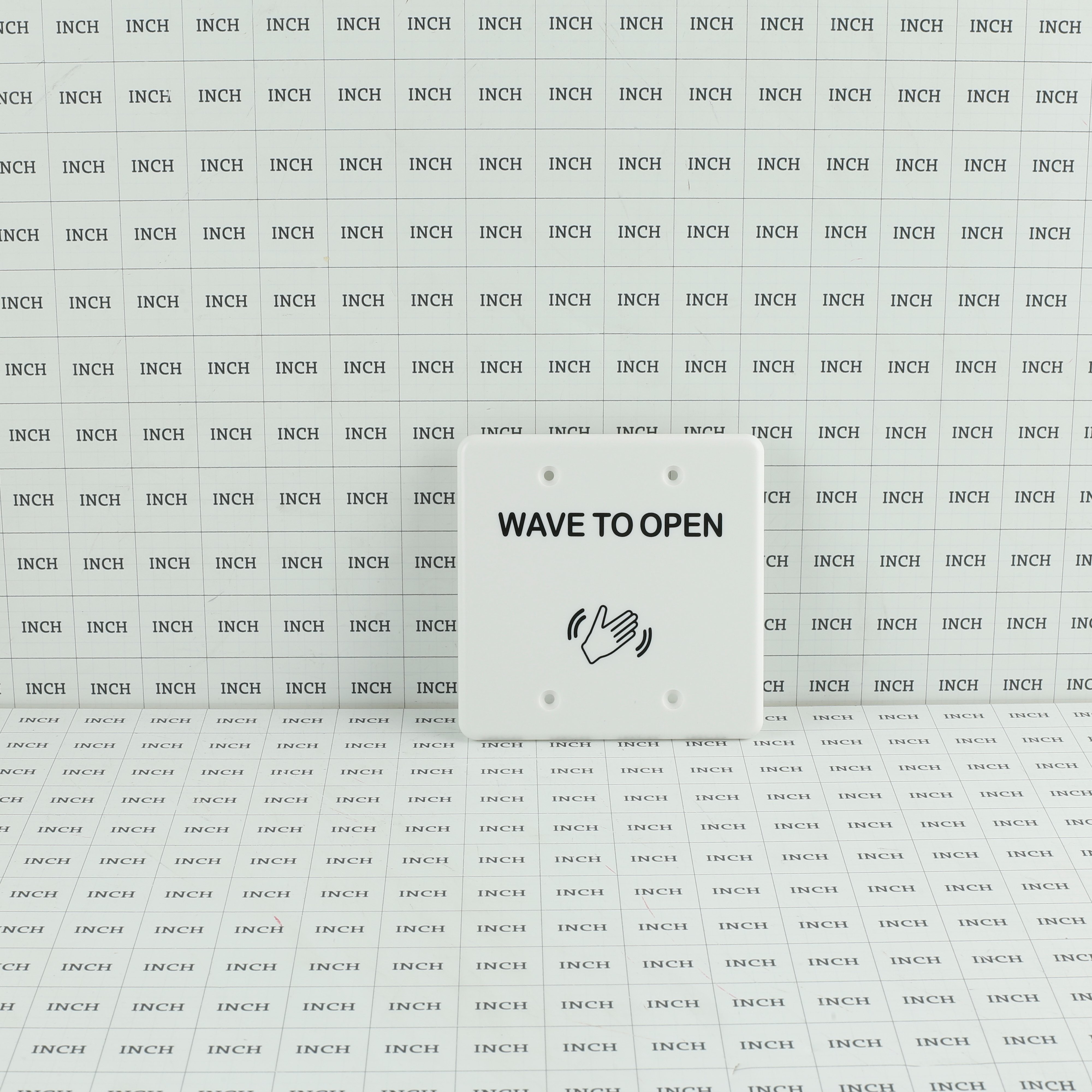 BEA MS31 Faceplate Magic Switch Double Gang "Push to Open" Text & Hand ...