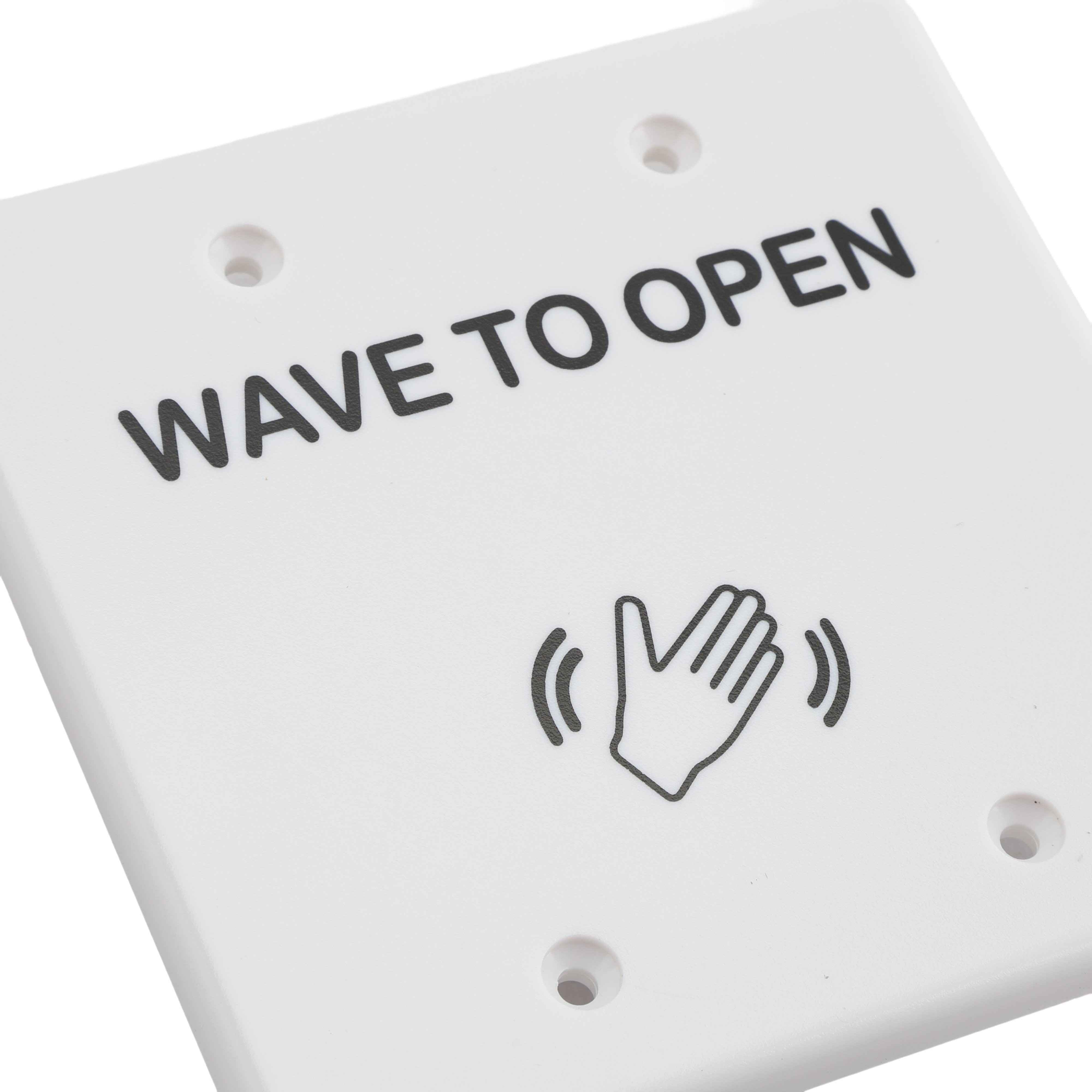 BEA MS31 Faceplate Magic Switch Double Gang "Push to Open" Text & Hand ...