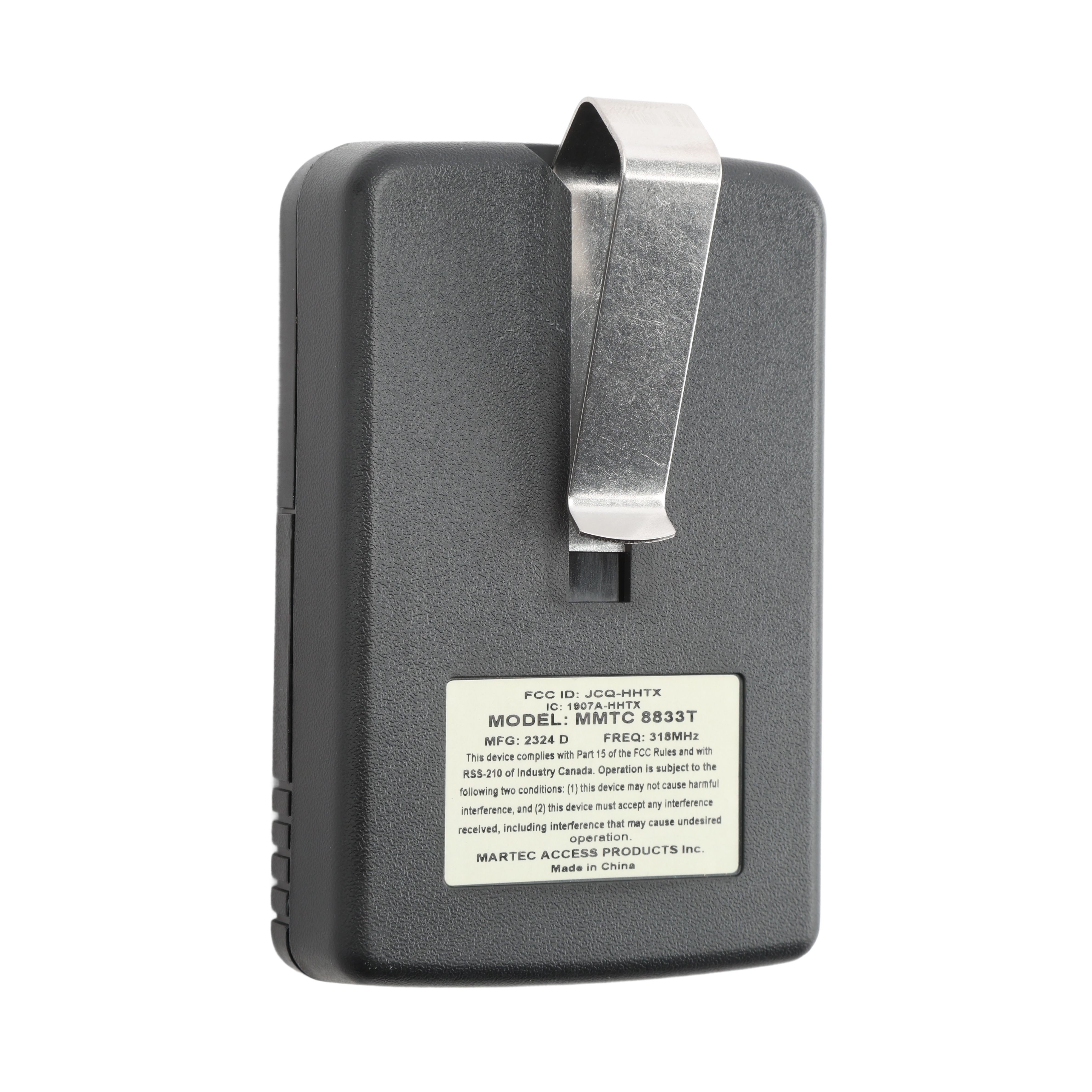 MMTC 3-Button Gate or Garage Door Opener Remote Transmitter - 8833T ...