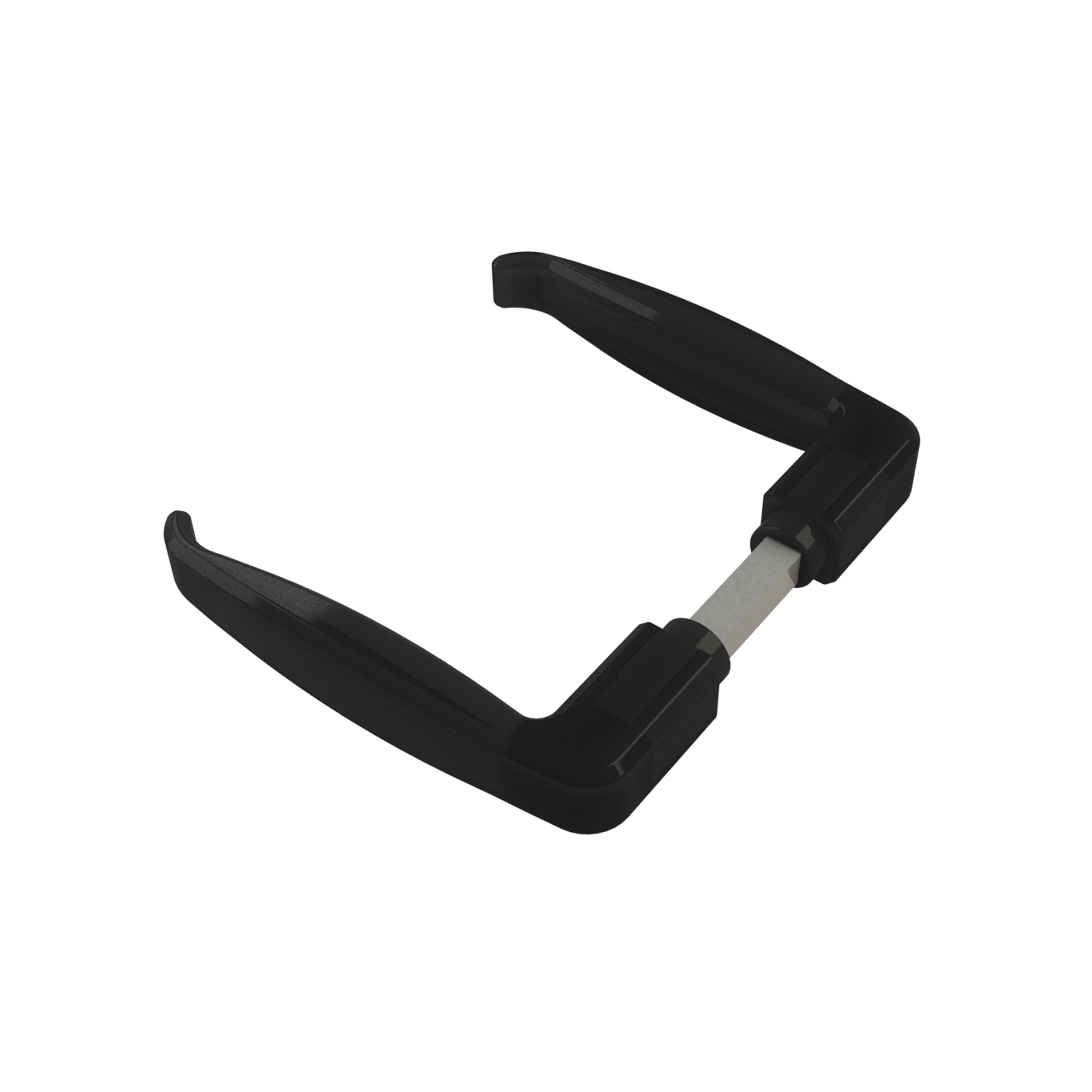 AES Gatemaster Black Lever Handle - AH - Gate Opener Safety