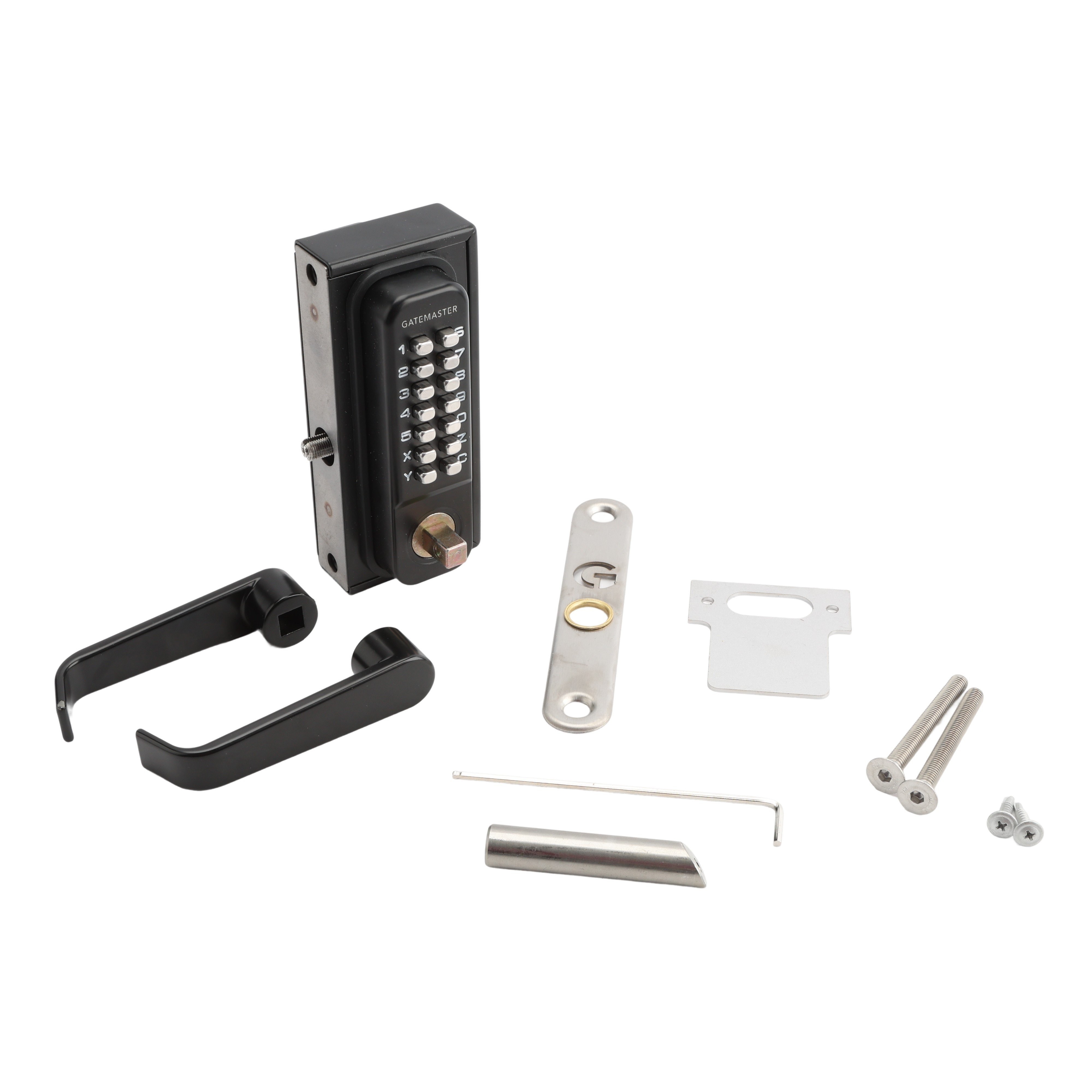 AES Gatemaster Superlock Digital Double Sided Lever Handle for 40-60mm ...