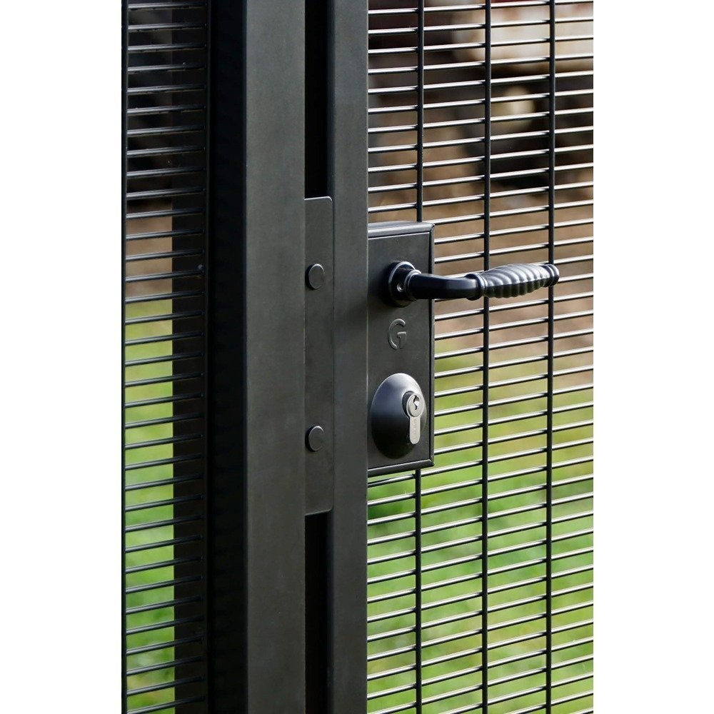 AES Gatemaster Standard Superlock for 10-30mm Gates, Black Plain Handle ...