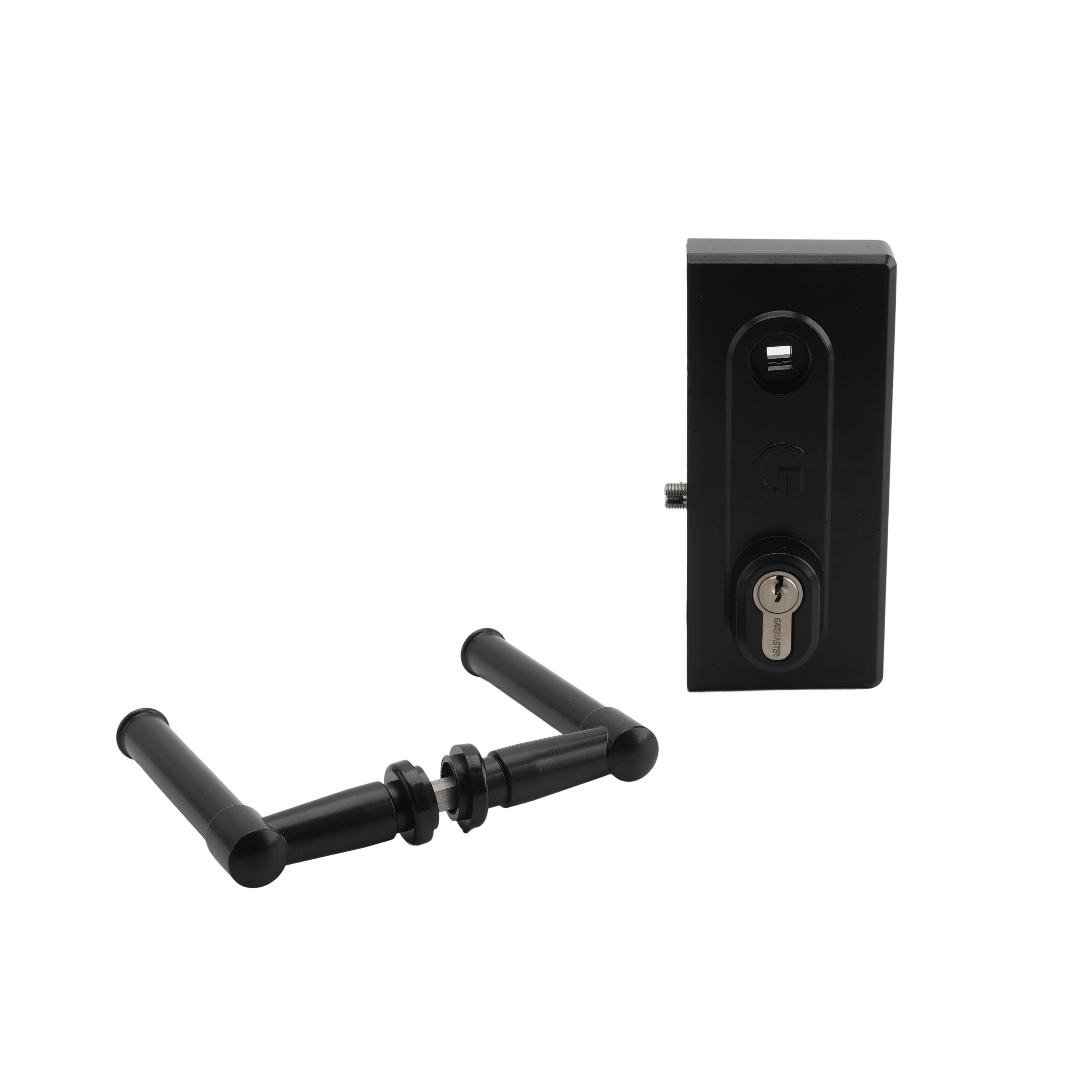 GateMaster Standard Superlock for 10-30mm Gates, Black Plain Handle ...