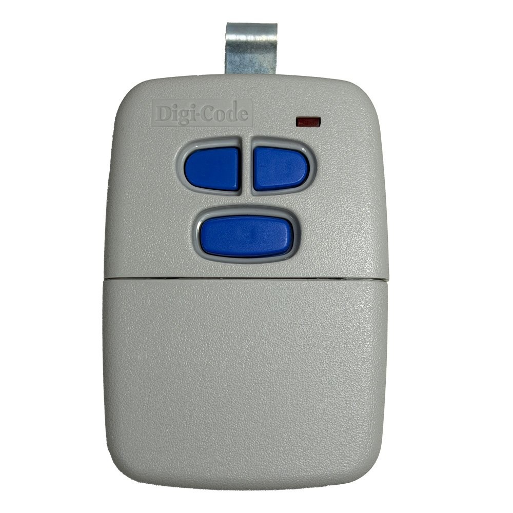 Digi-Code 3-Button Linear MegaCode Visor Transmitter | 318Mhz | Gray ...