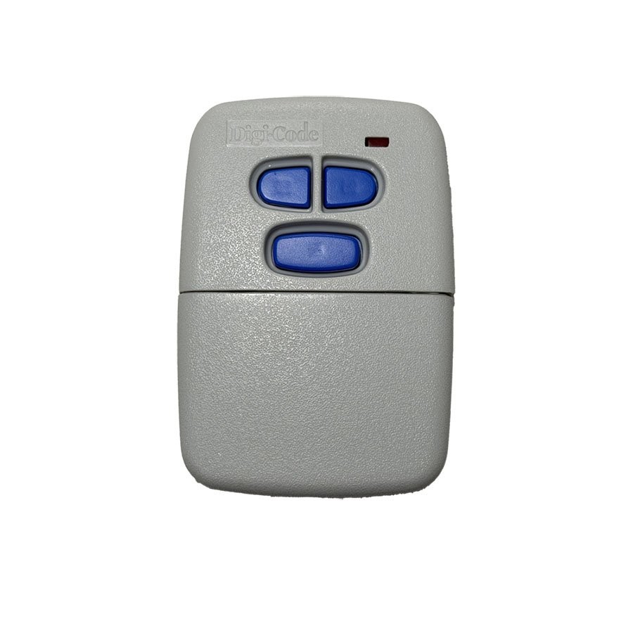 Digi-Code 3-Button Linear MegaCode Visor Transmitter | 318Mhz | Gray ...