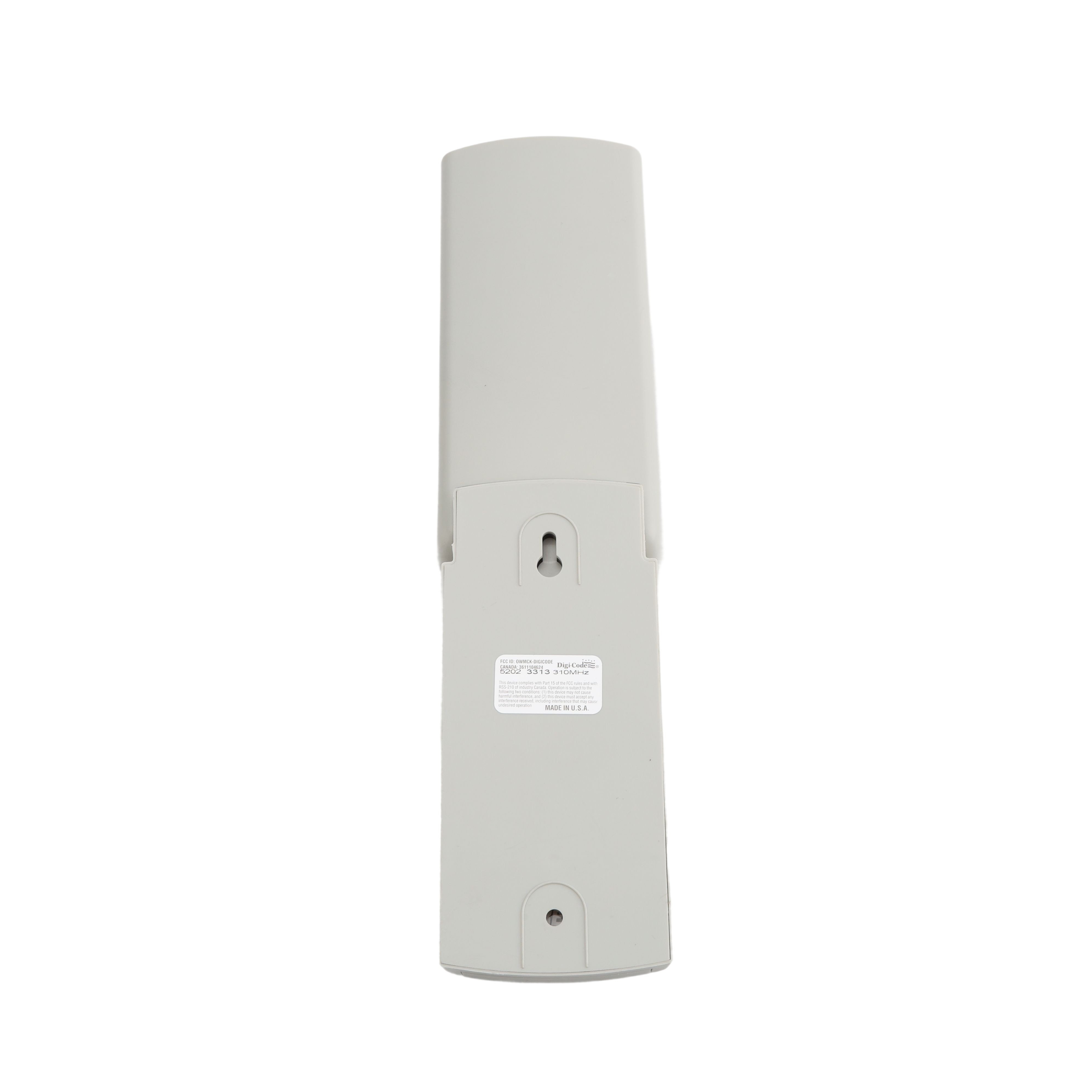 Digi-Code Wireless Garage Door Opener Keypad (Codekey), 310MHz - DC5202 ...