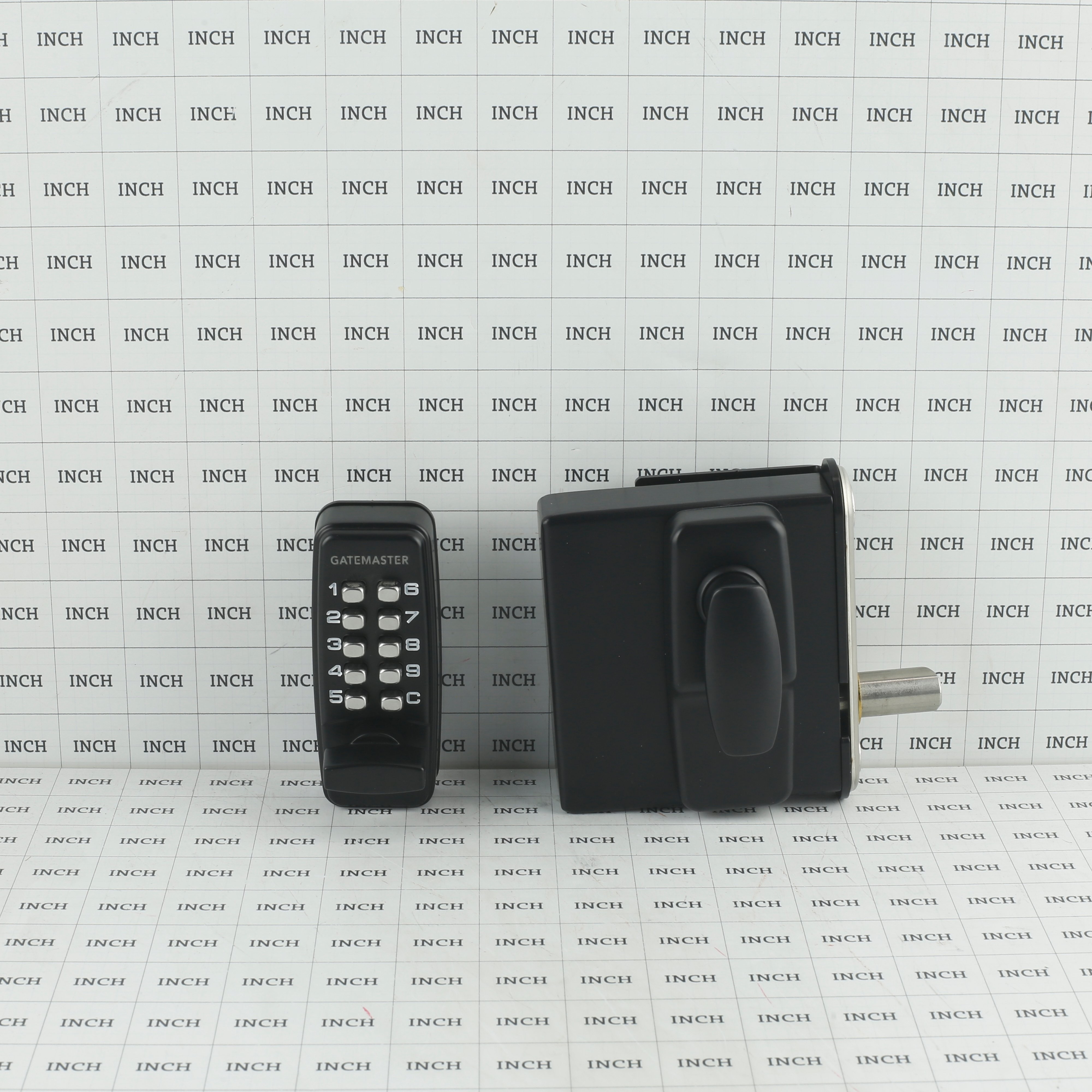 GateMaster Surface-Fixed Digital Lock, Left-Hand, Handle On The Inside ...