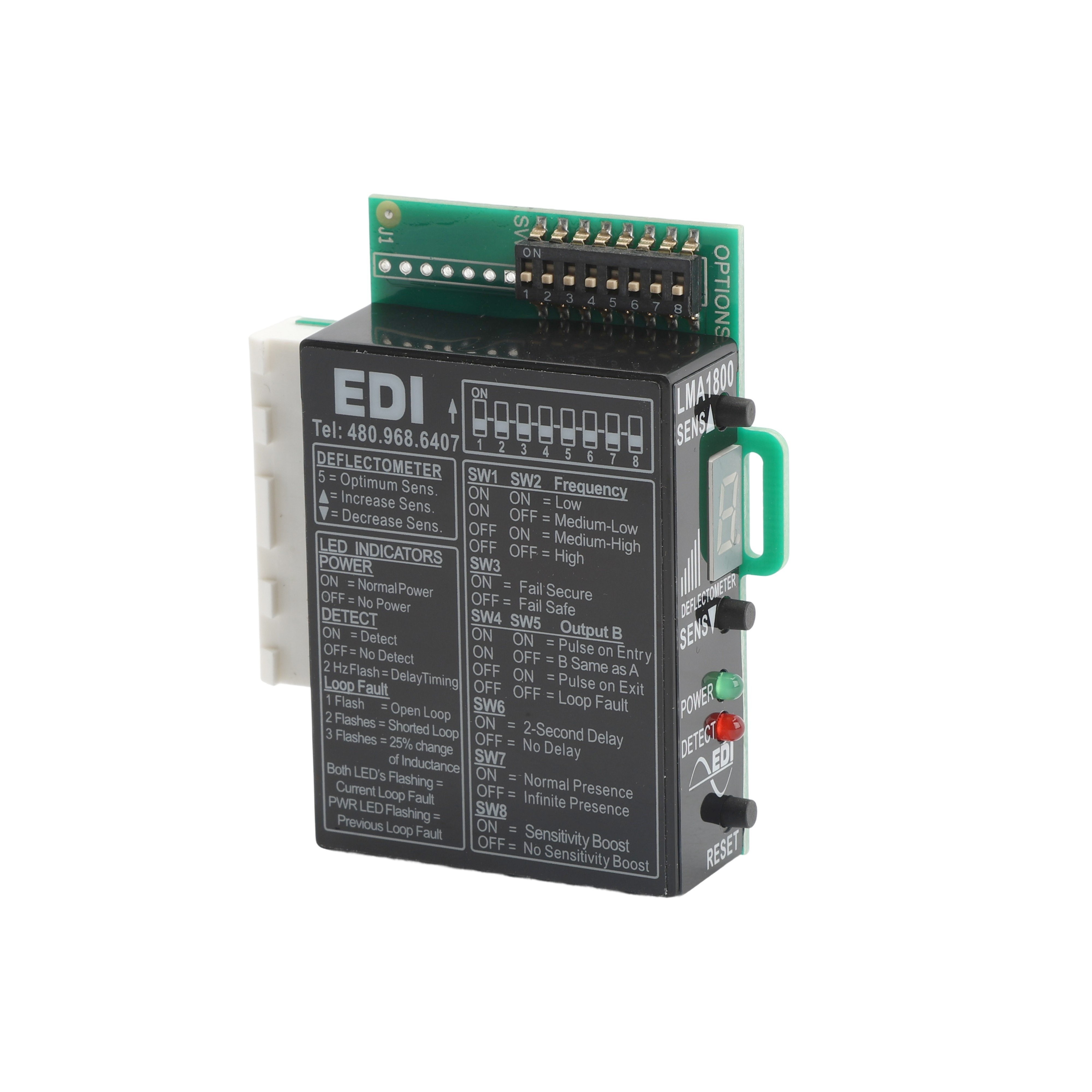Reno A&E Loop Detector w/ Deflectometer 1 Channel 2 Output 10-Pin ...