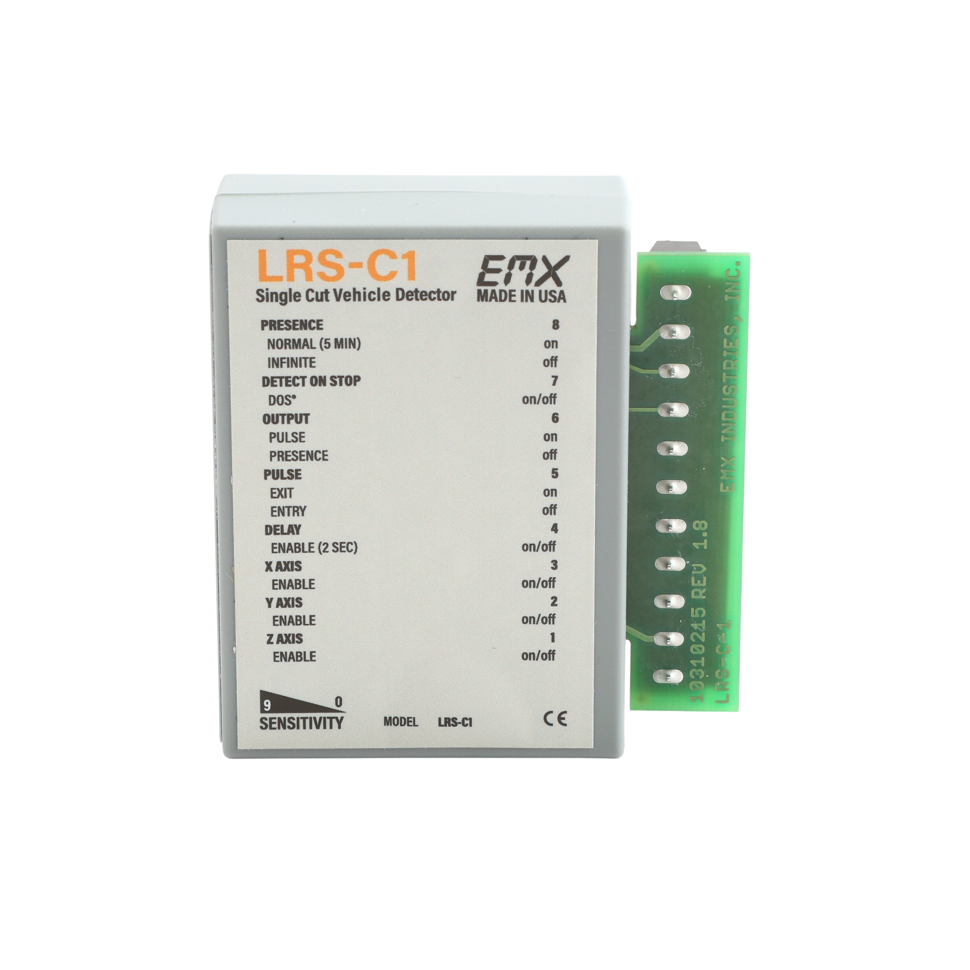 EMX Single Cut LRS Vehicle Detector Sensor - Flat Pack Vehicle Detector ...