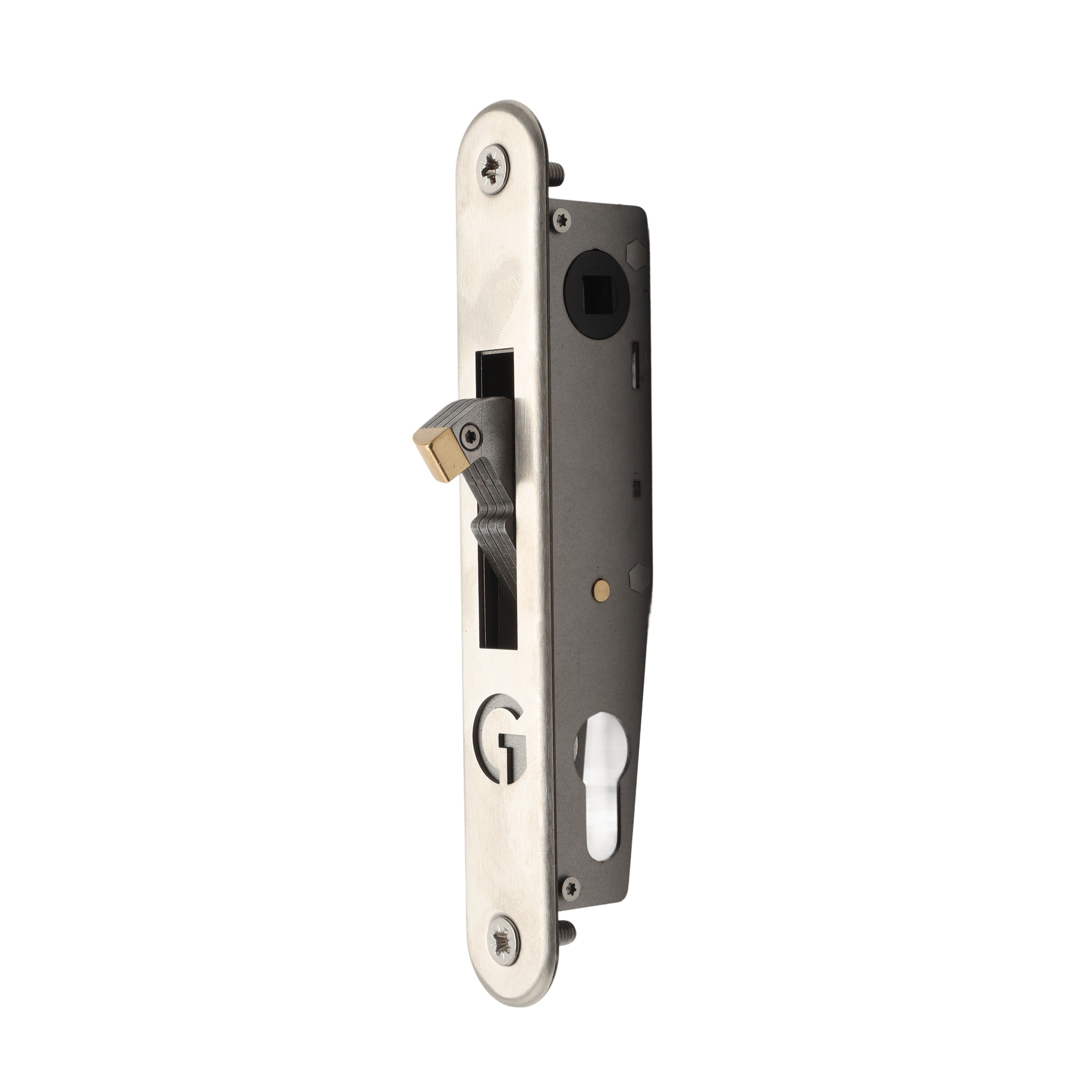 Gatemaster Stainless Mortice Lock, Full Cover, Plain Handles - ML4FCP ...